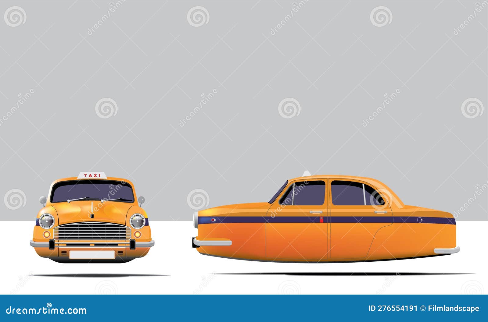 Future Ambassador Cab Cartoon Vector | CartoonDealer.com #276554191