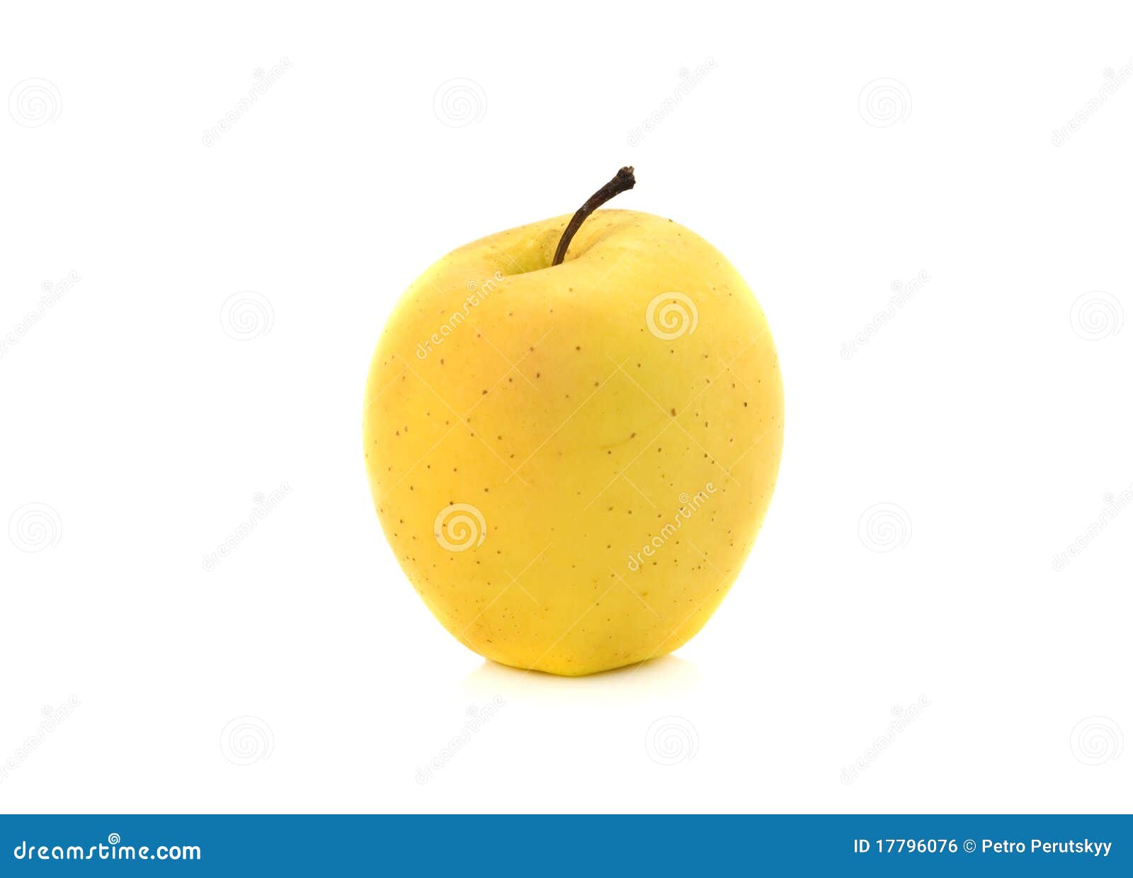 Yellow apple stock photo. Image of color, close, freshness - 17796076