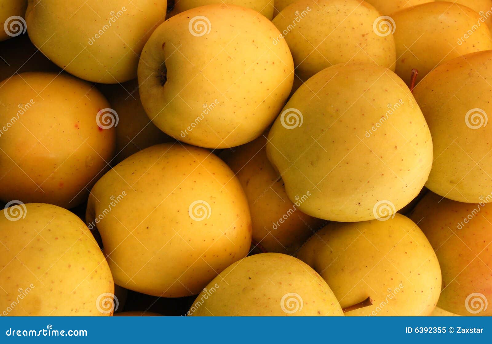 Yellow Apple stock image. Image of drink, bright, freshness - 6392355