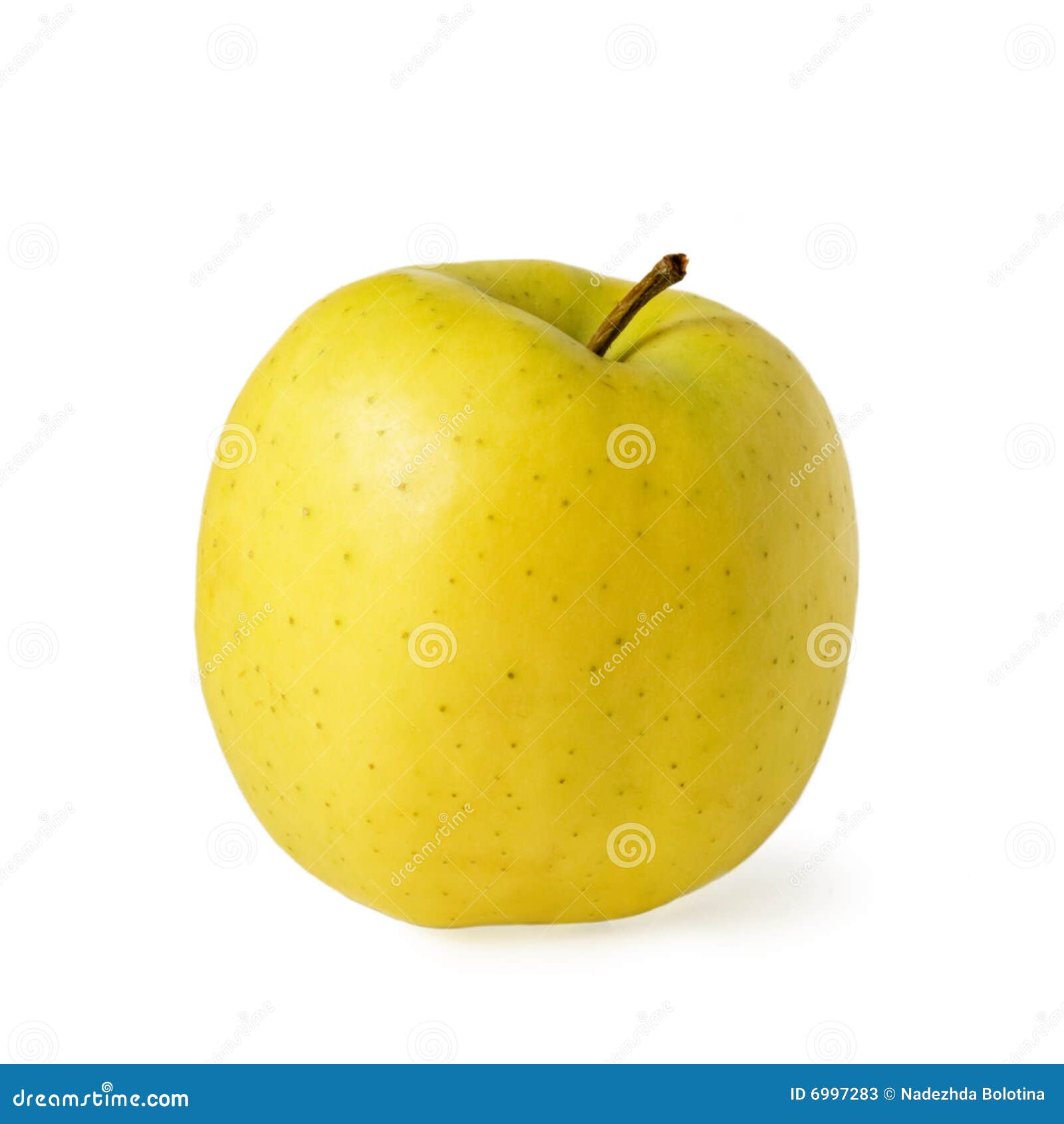 Yellow apple stock image. Image of freshness, nature, refreshment - 6997283