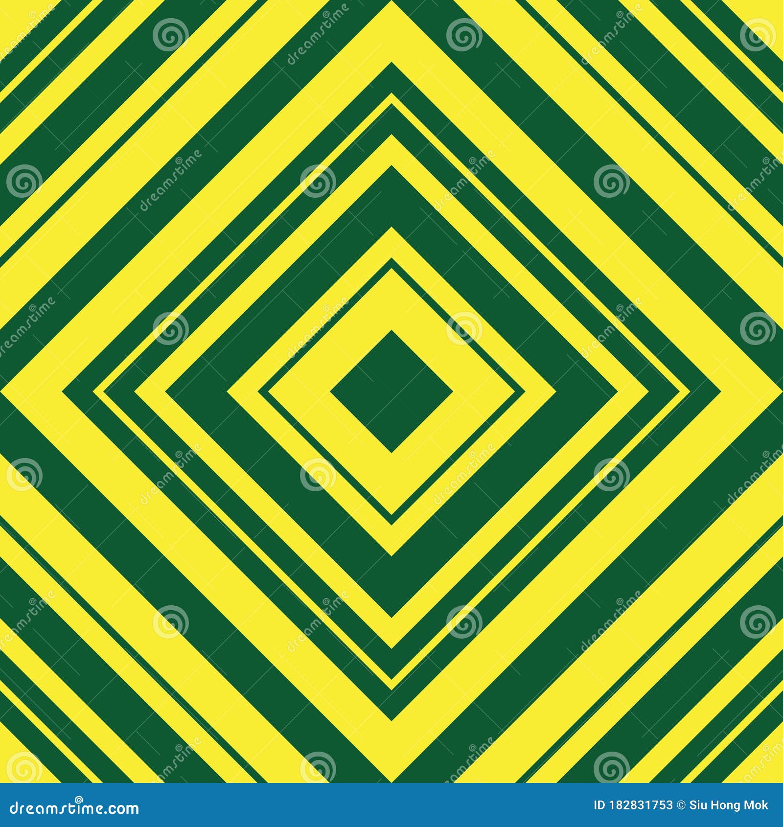 Yellow Argyle Diagonal Stripes Seamless Pattern Background Stock Vector ...