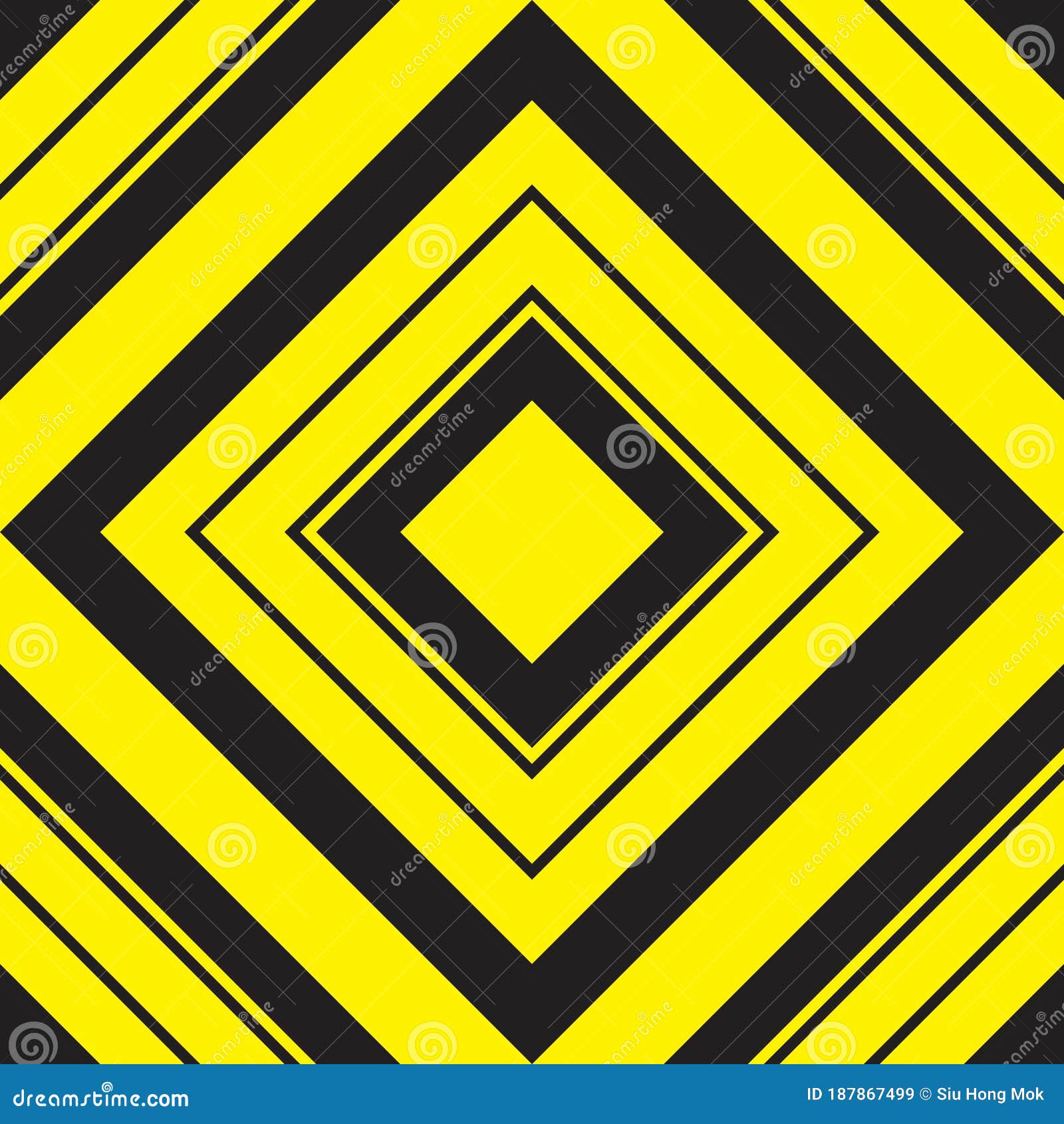 Yellow Argyle Diagonal Stripes Seamless Pattern Background Stock Vector ...