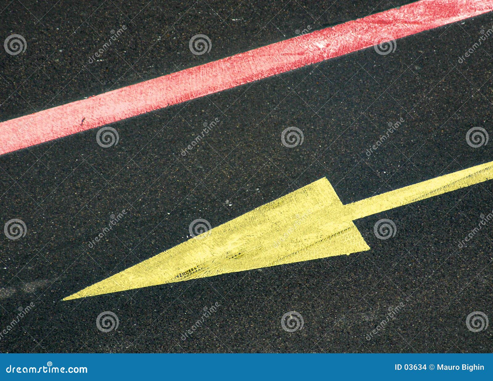 Yellow arrow stock photo. Image of driving, arrows, yellow - 3634