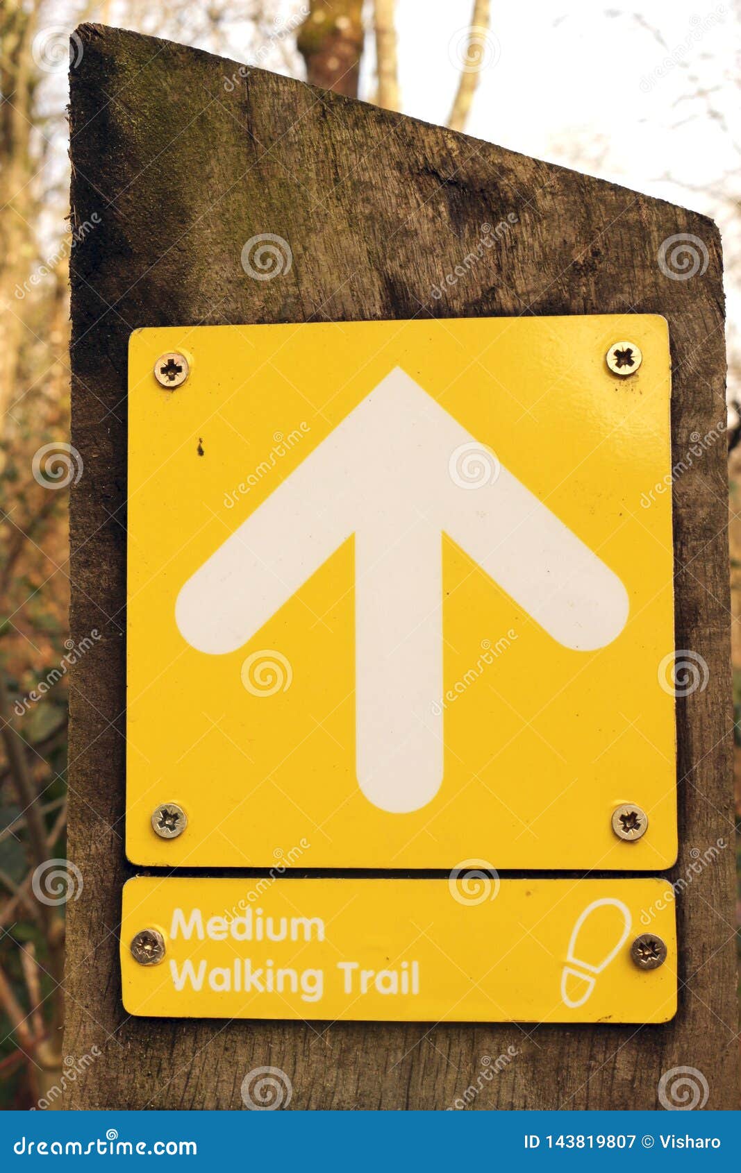 Yellow Arrow Sign stock image. Image of informative - 143819807