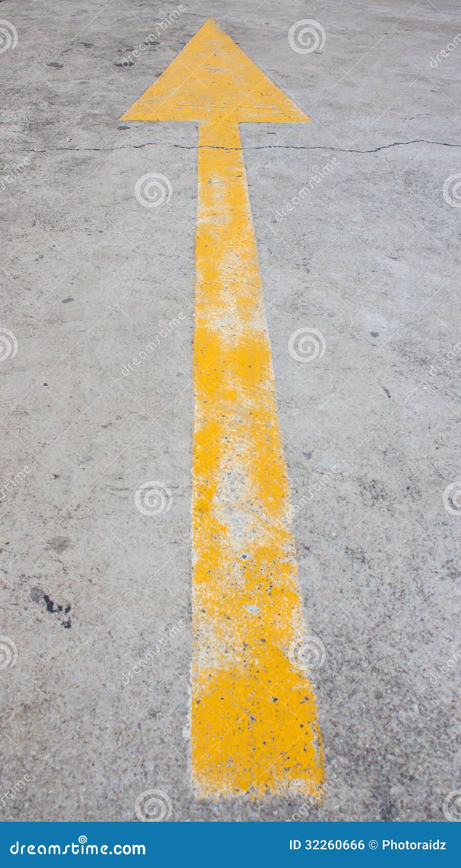 Yellow arrows on the road stock photo. Image of paint - 32260666