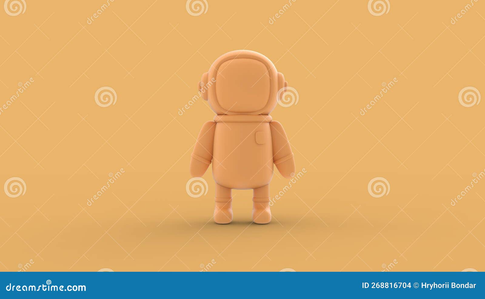Yellow Astronaut: Realistic Details And Dynamic Designs Royalty-Free ...