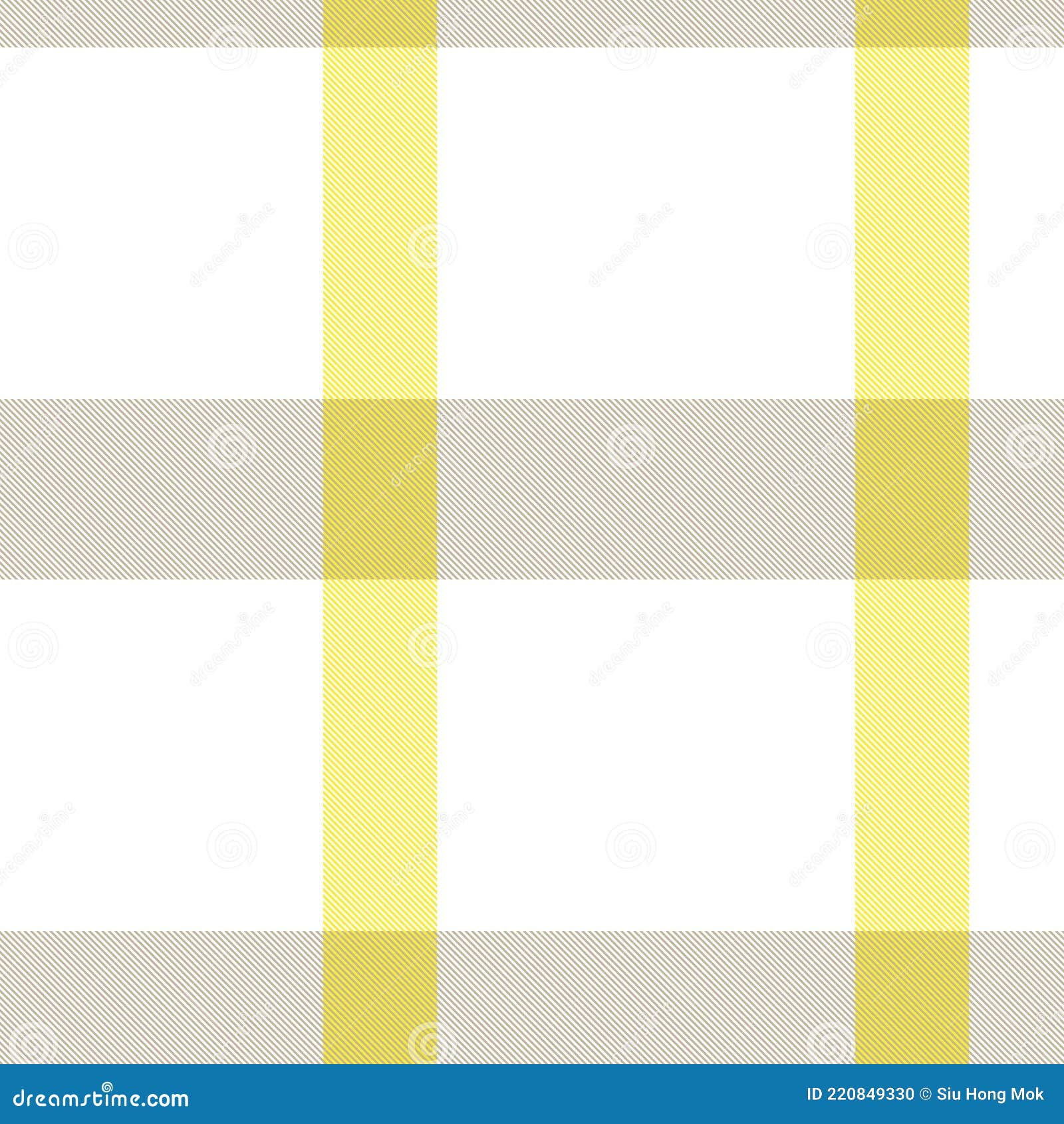 Yellow Asymmetric Plaid Textured Seamless Pattern Stock Vector ...