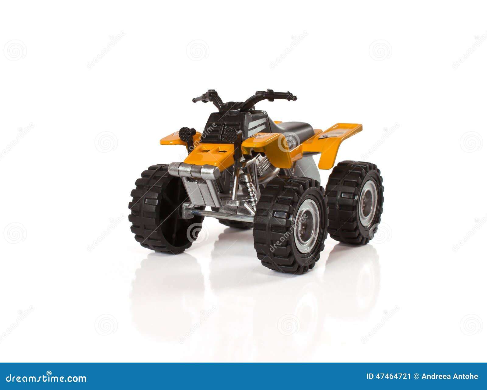 Yellow ATV stock image. Image of model, adventure, leissure - 47464721