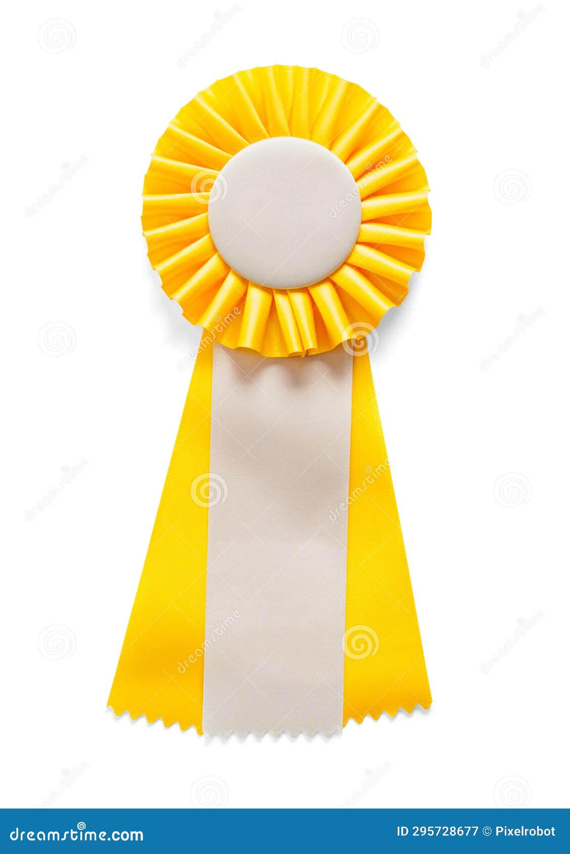 Yellow Award Ribbon stock image. Image of yellow, ribbon - 295728677