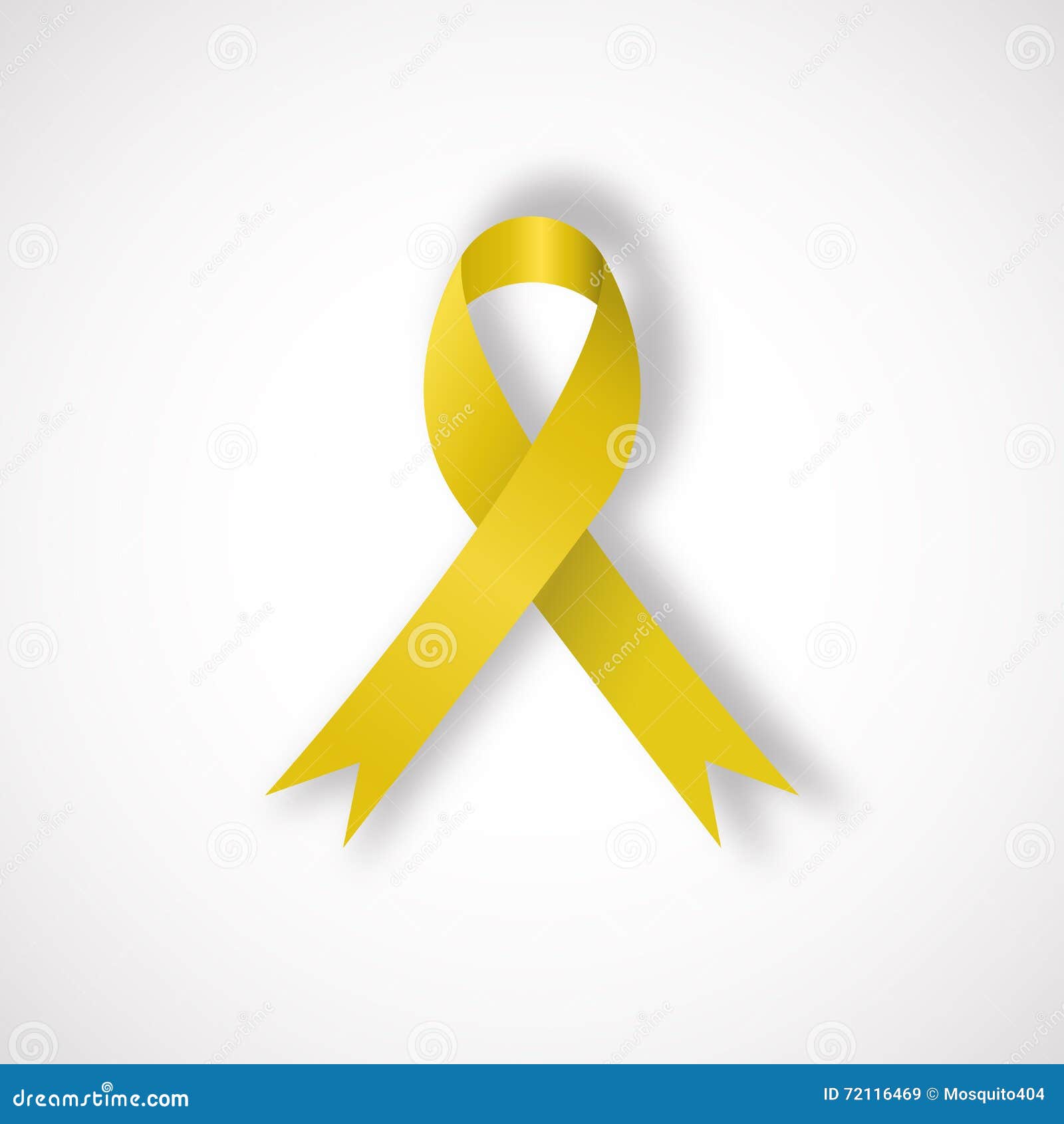Yellow Awareness Ribbon On Gray Background. Bone Cancer And Troops ... Yellow Awareness Ribbon On Gray Background. Bone Cancer And Troops ...