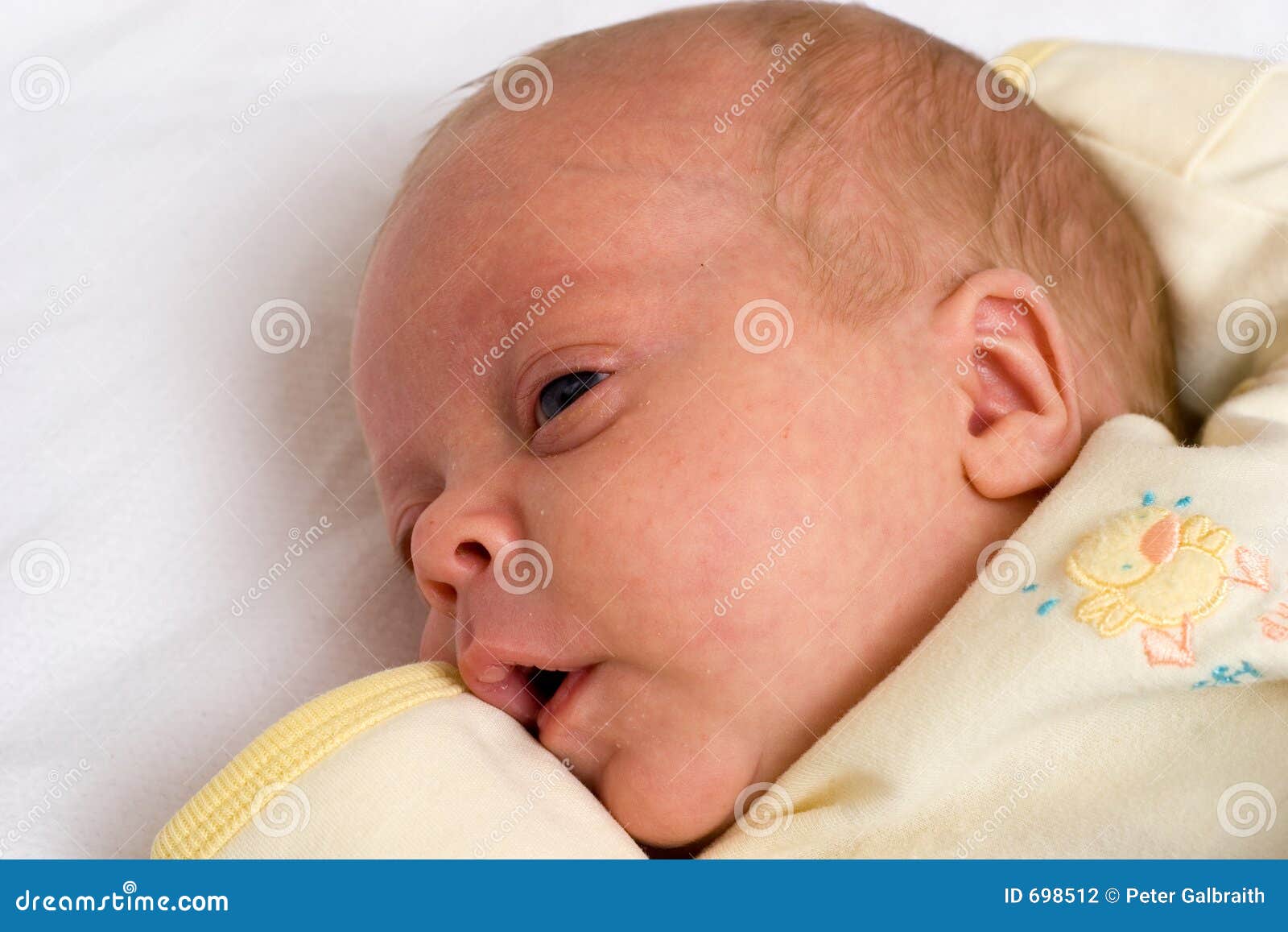 Yellow baby stock photo. Image of yellow, eyes, pale, girl - 698512