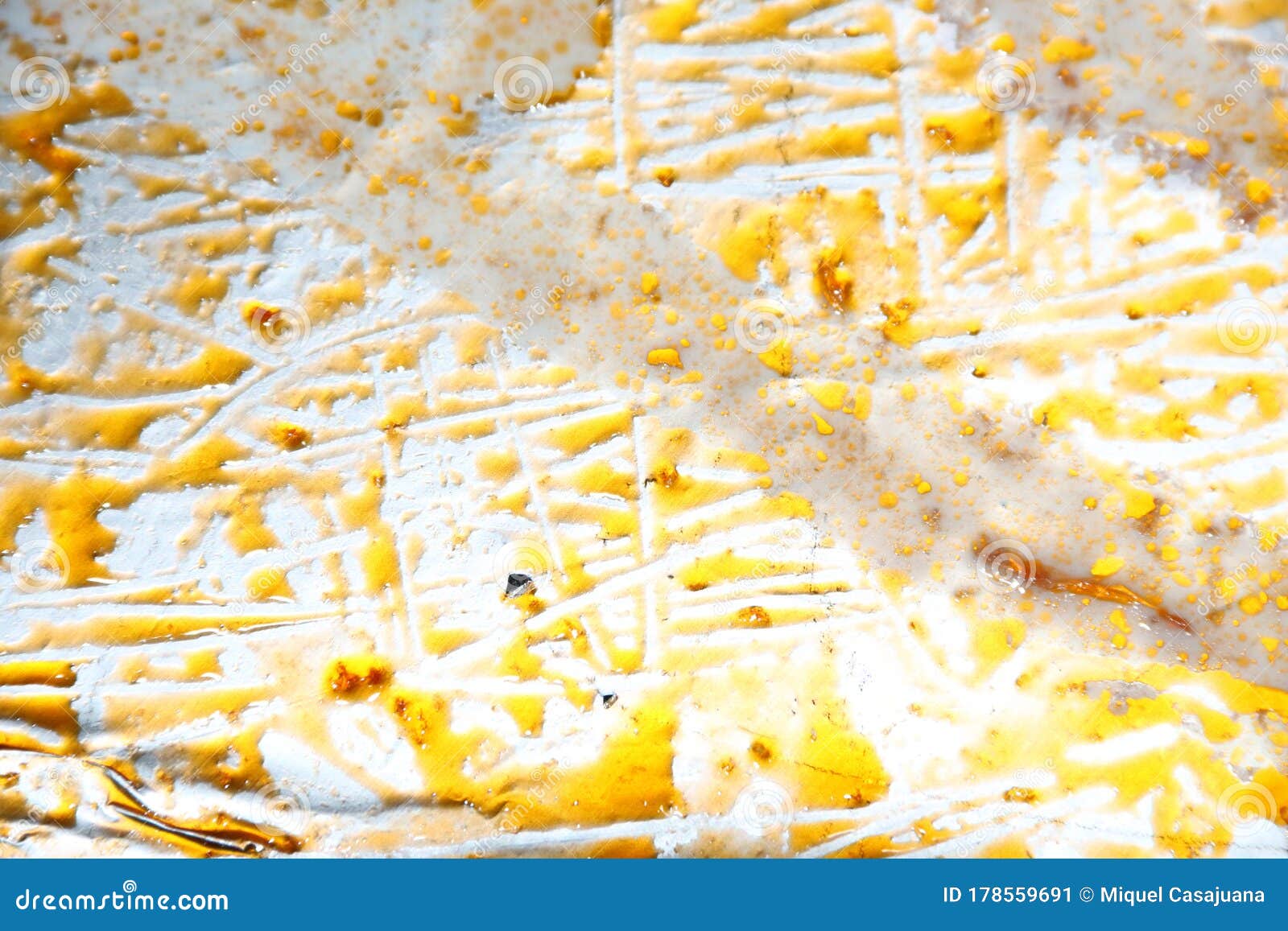 Yellow Background with Abstract Shapes Stock Image - Image of lines ...