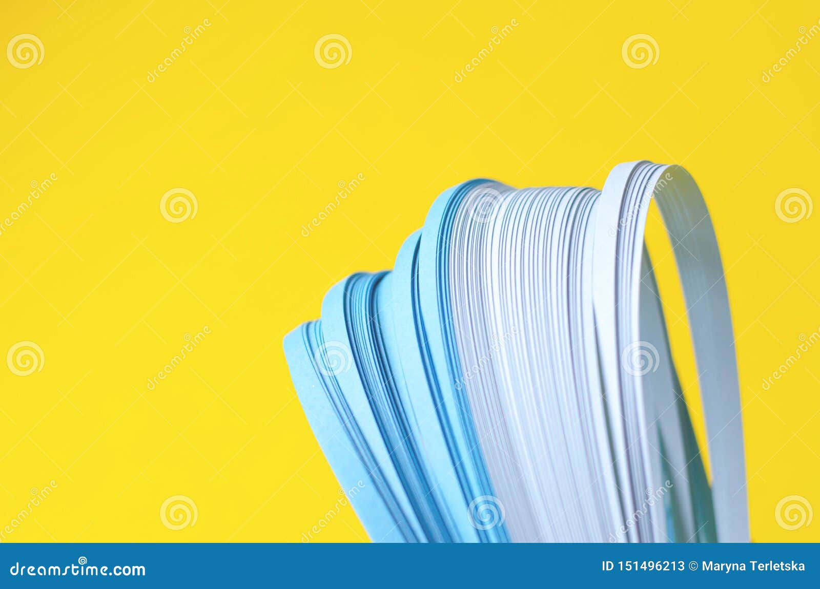Yellow Background with Blue Abstract Blue Lines Stock Image - Image of ...