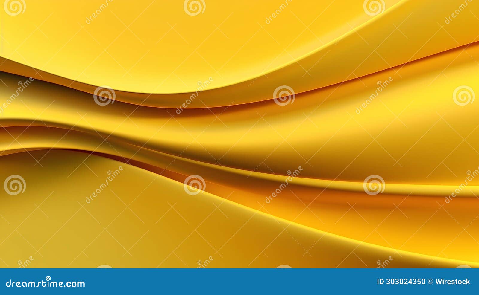 Yellow Background with 3D Embossed Wave Effect Ai Generated Stock ...