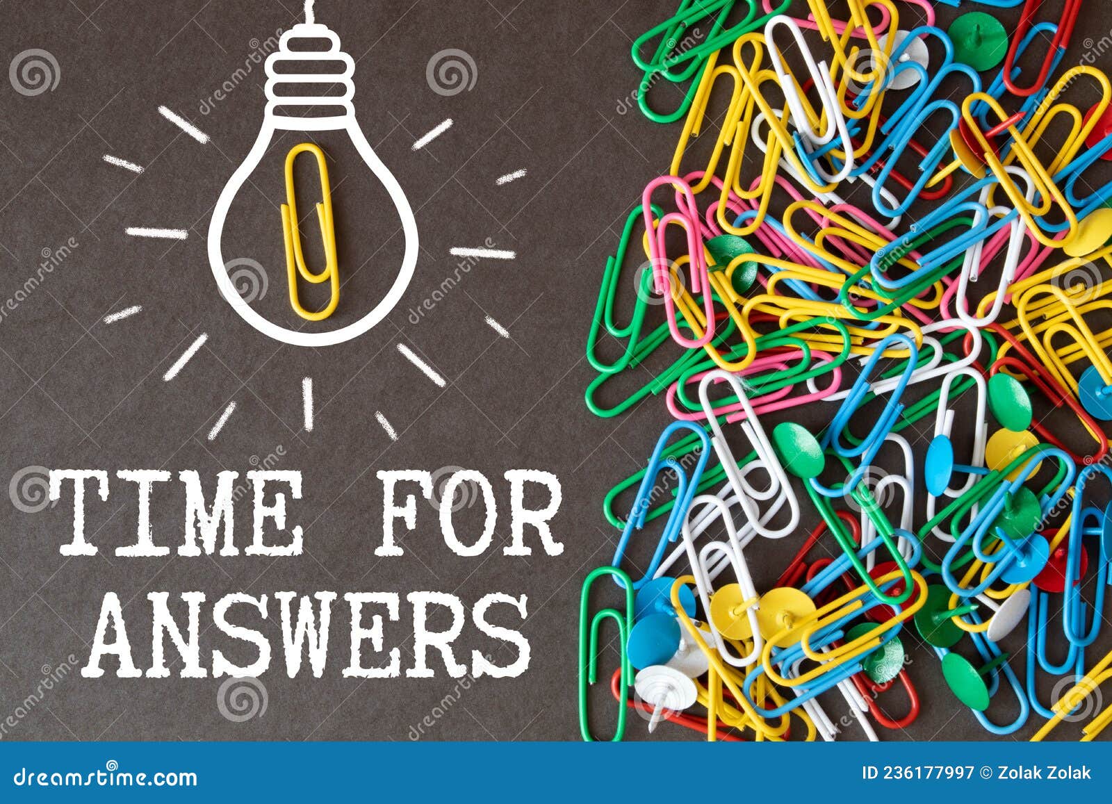 On a Yellow Background, an Envelope and a Card with the Text TIME for ...