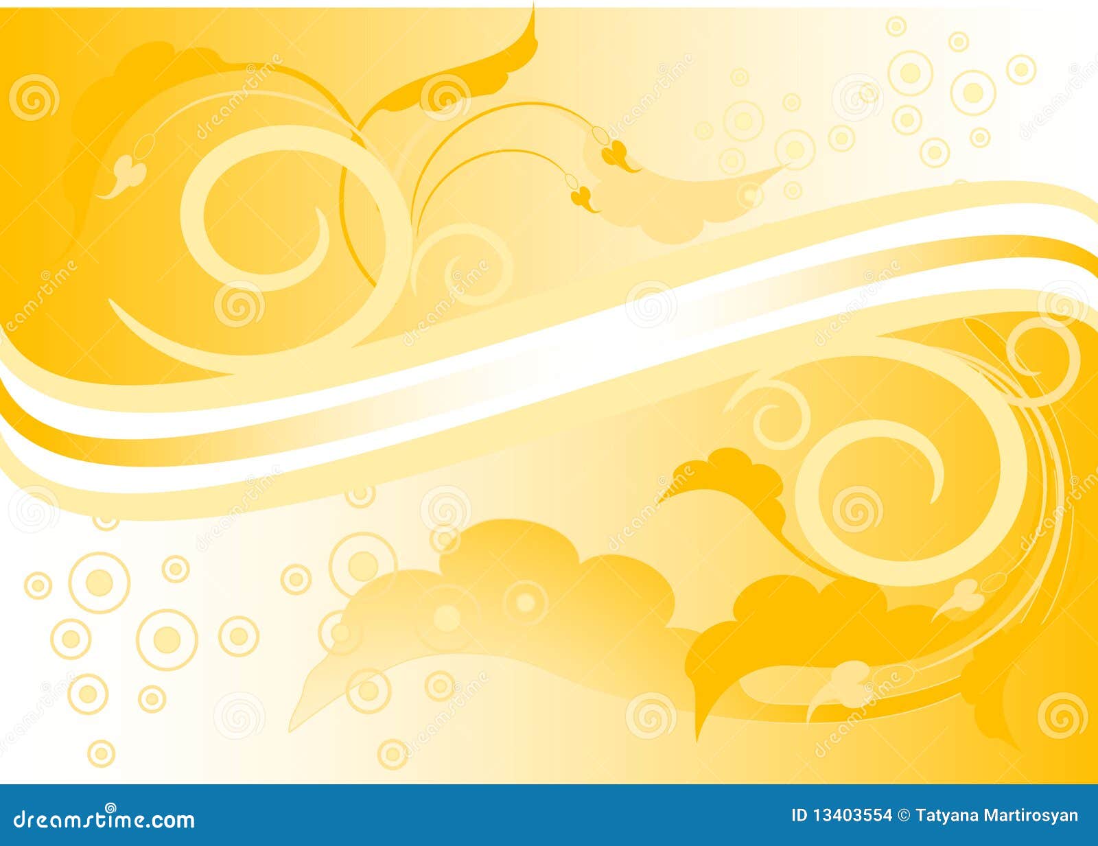 Yellow Background with Leaves. Stock Vector - Illustration of card ...