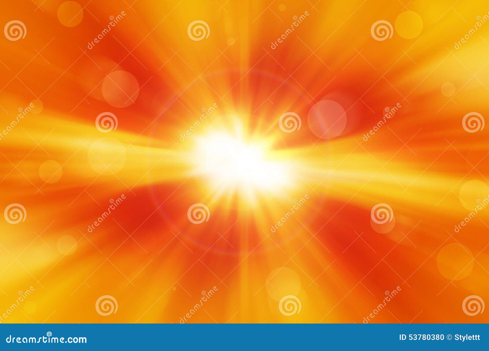 Yellow Background with Lens Flare Stock Illustration - Illustration of ...