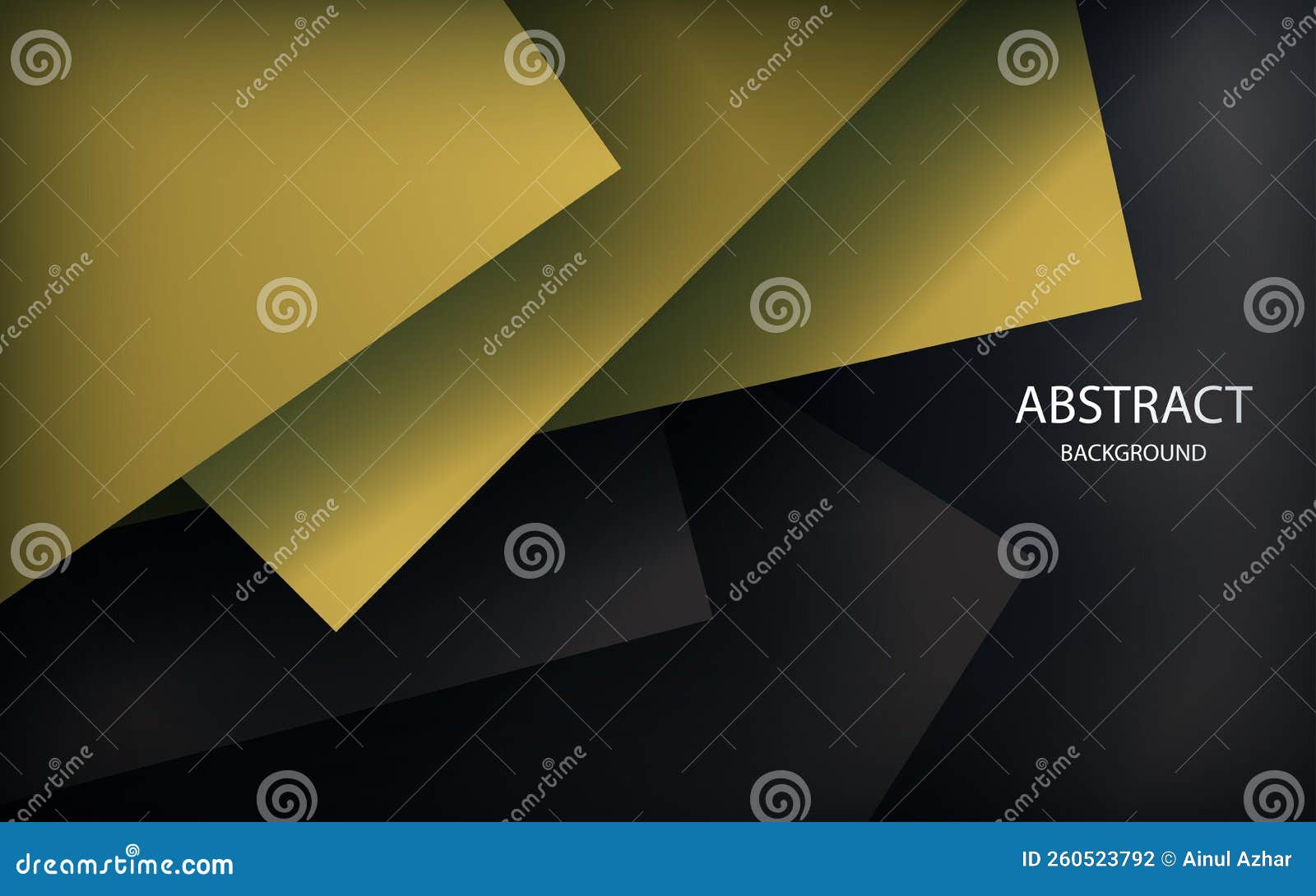 Yellow Background Overlap Dimension Grey Vector Illustration Message ...
