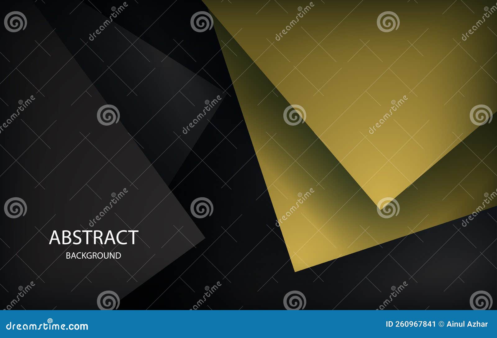 Yellow Background Overlap Dimension Grey Vector Illustration Message ...