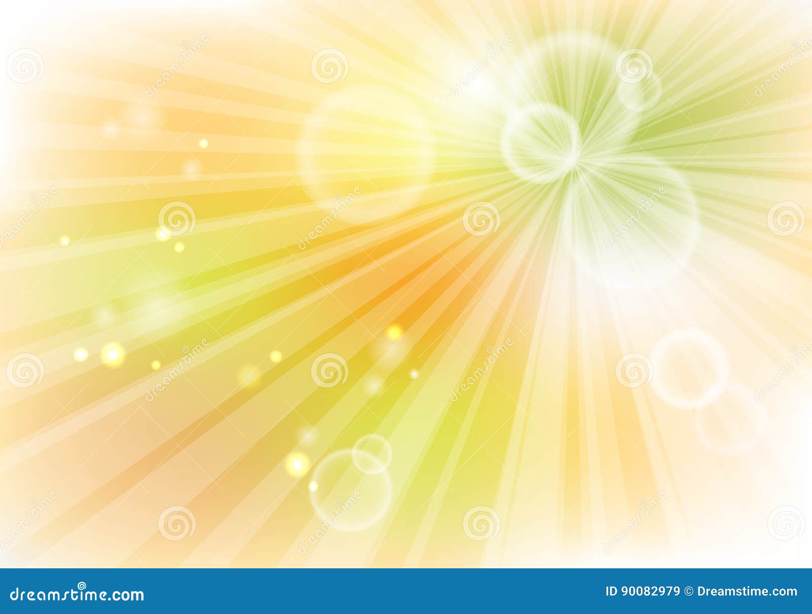Yellow Background with Rays Stock Vector - Illustration of shiny ...