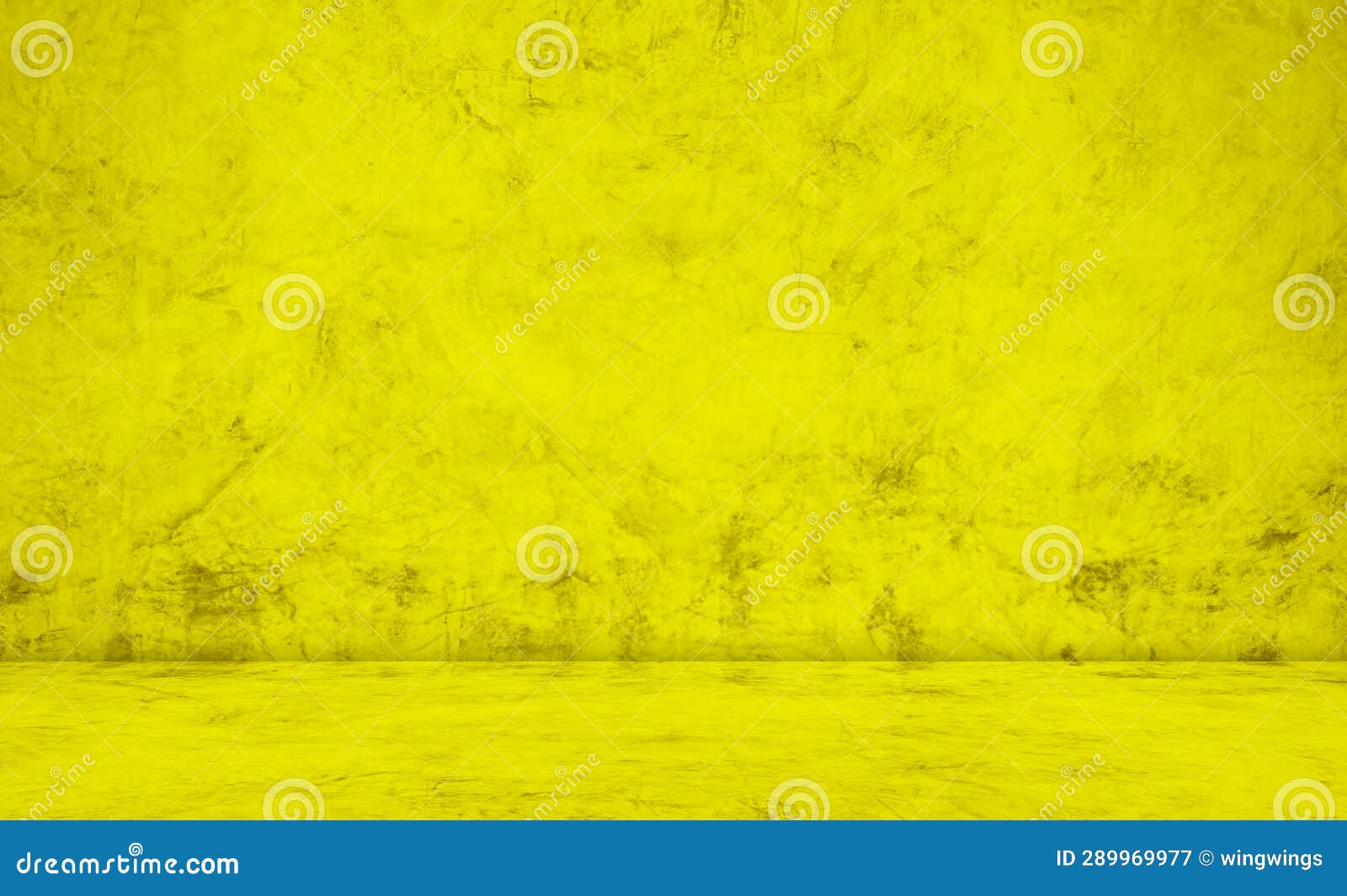 Yellow Background Table Kitchen Room Wall Studio Product Stock Image ...