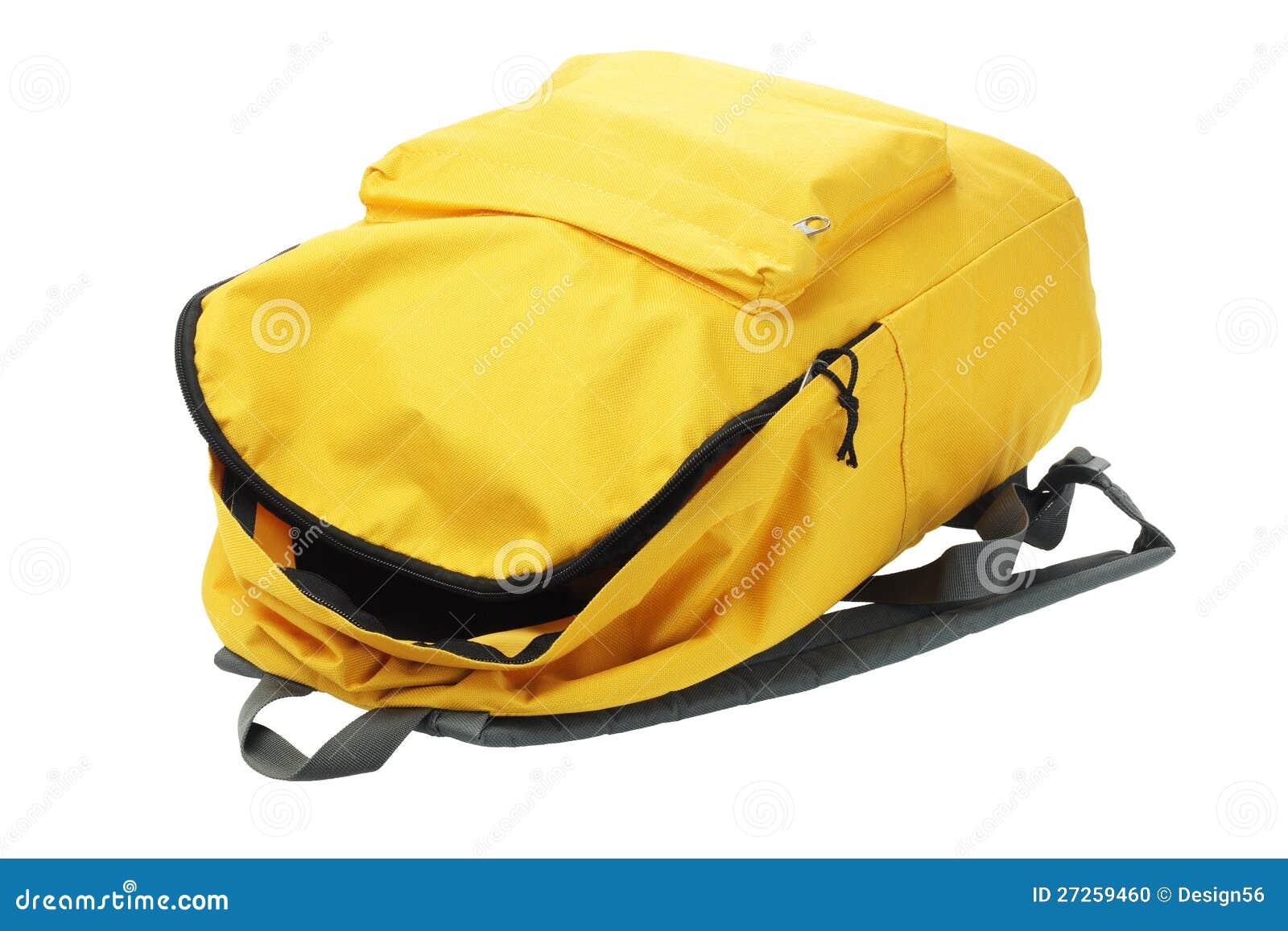 Yellow Backpack stock photo. Image of backpack, supply - 27259460