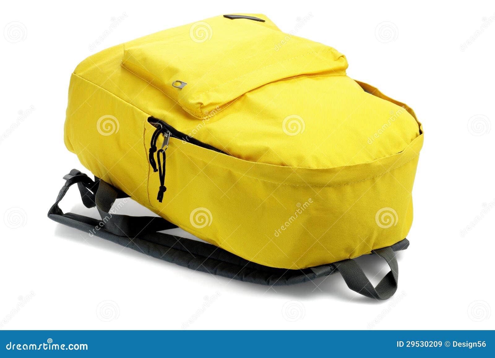 Yellow Backpack stock image. Image of haversack, canvas - 29530209