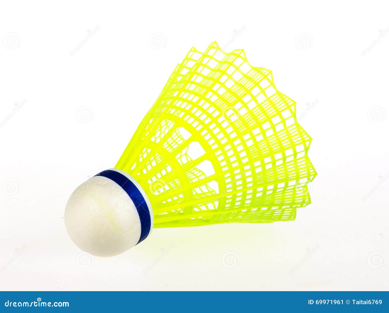Yellow Badminton Ball Royalty-Free Stock Photography | CartoonDealer ...