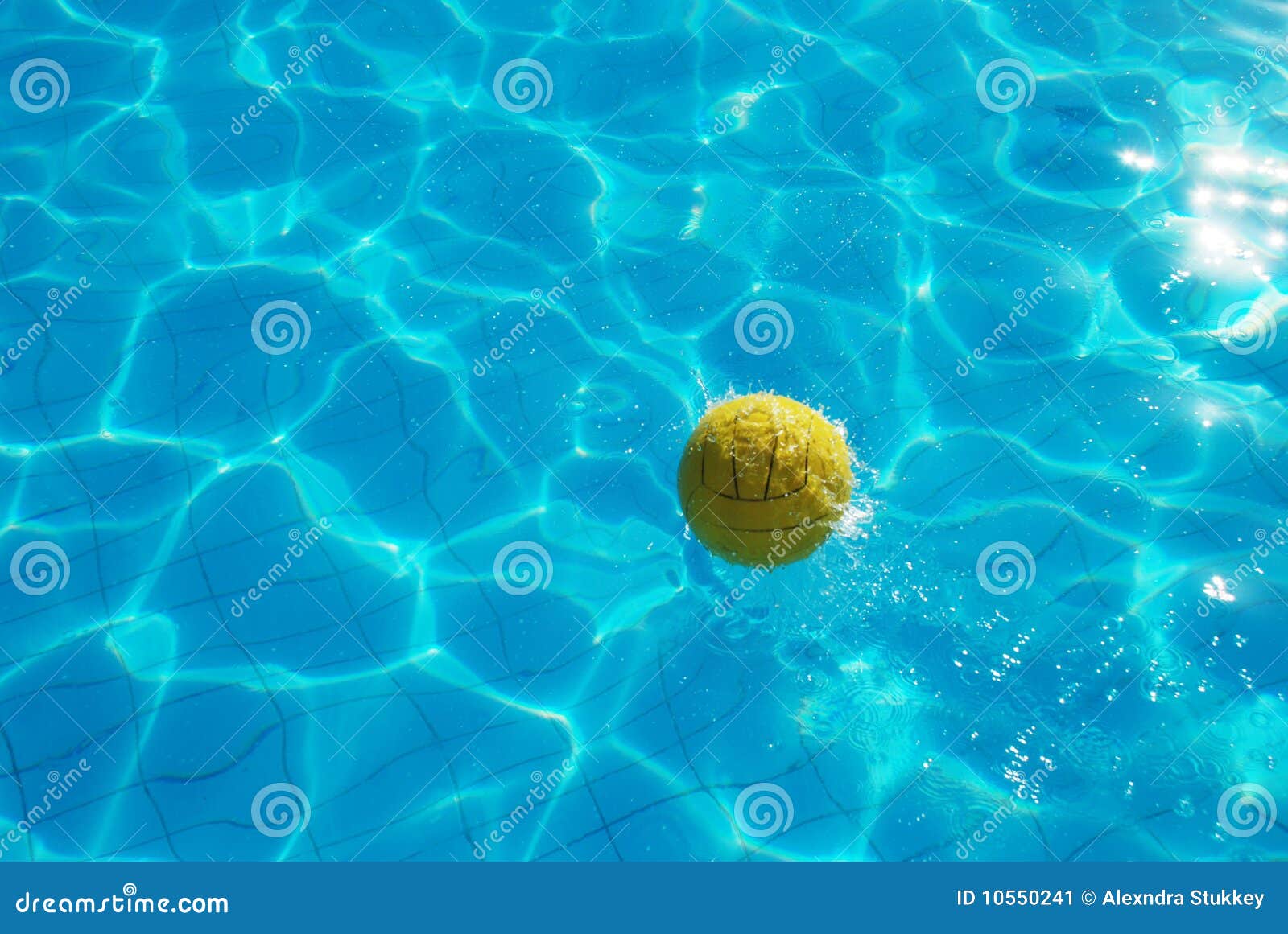Yellow ball stock image. Image of holiday, yellow, blue - 10550241