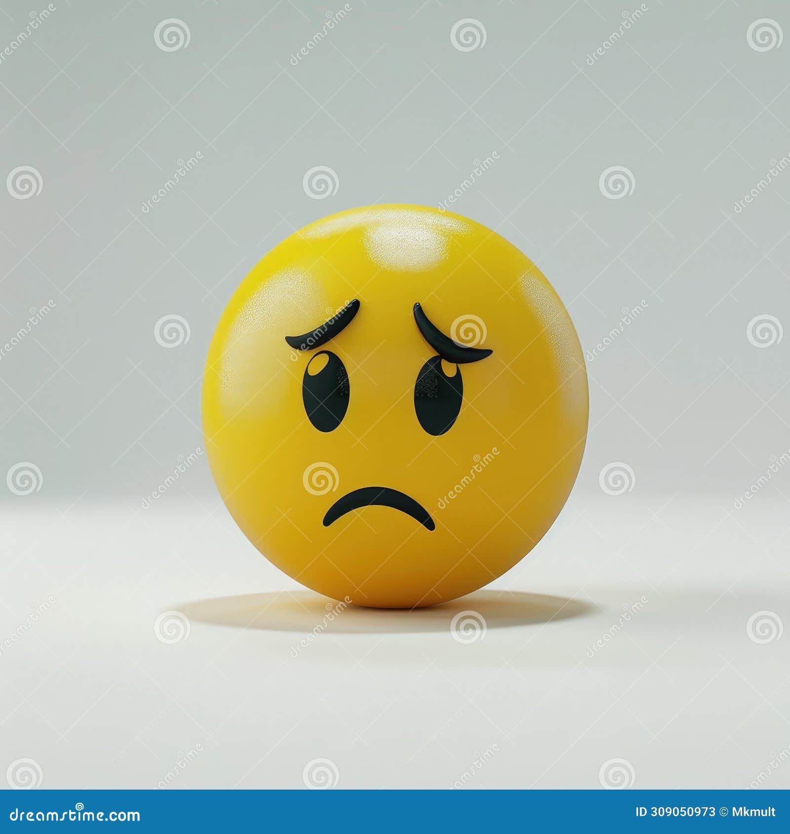 A Sad Yellow Ball stock illustration. Illustration of kids - 309050973