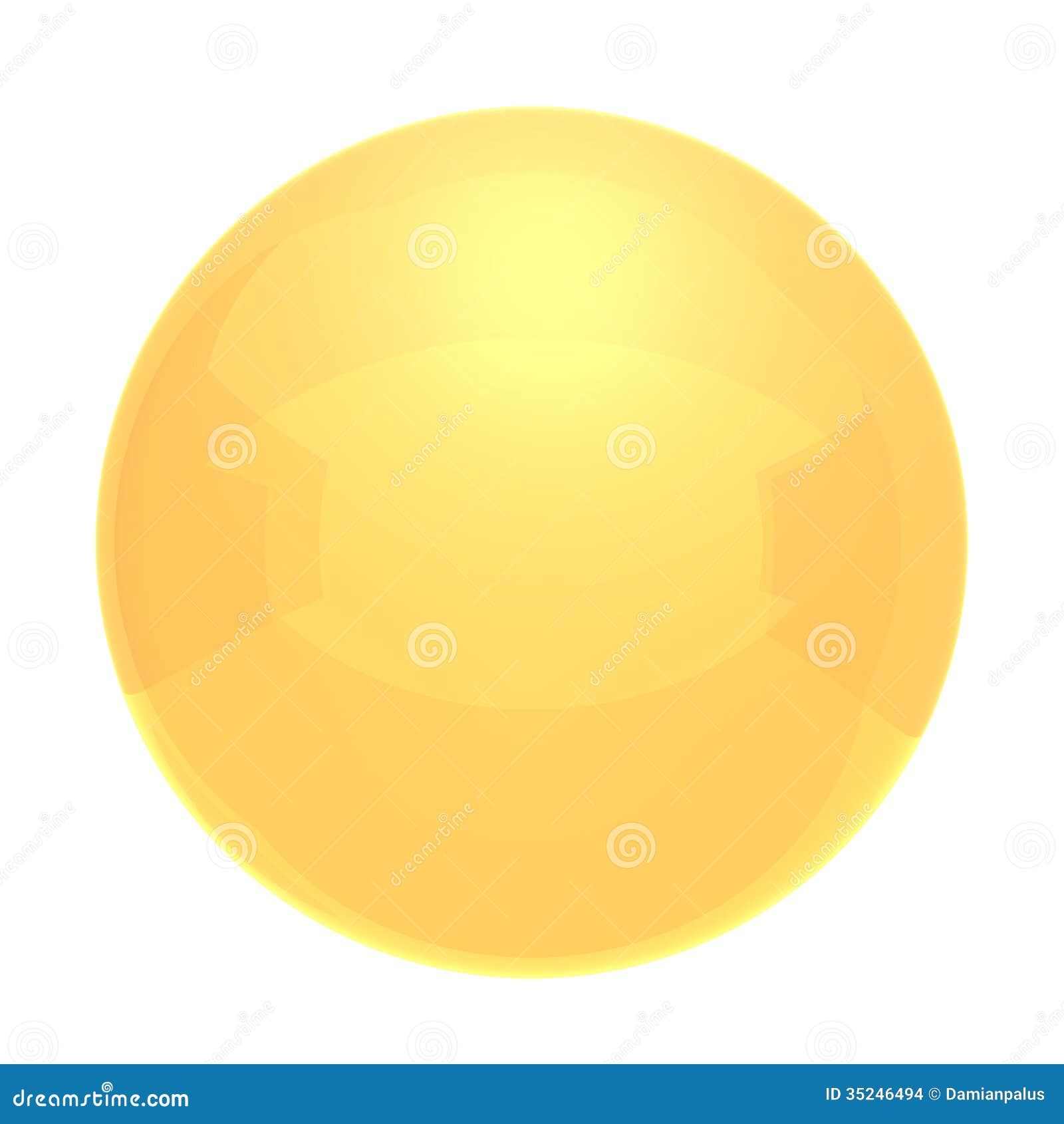 Yellow Ball With Happy Smiling Face With Blurry Office In Background ...