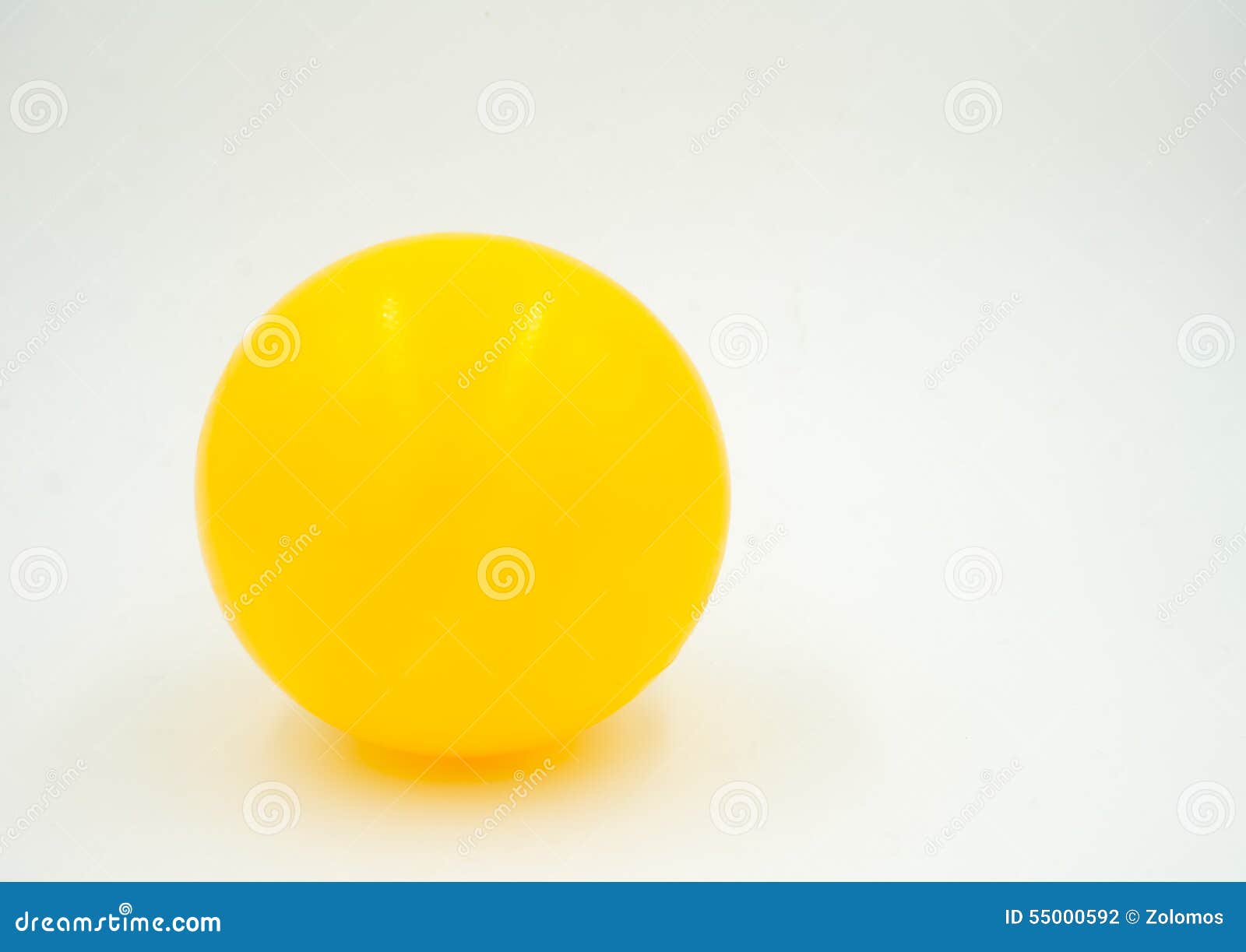 Yellow ball stock photo. Image of pong, object, white - 55000592