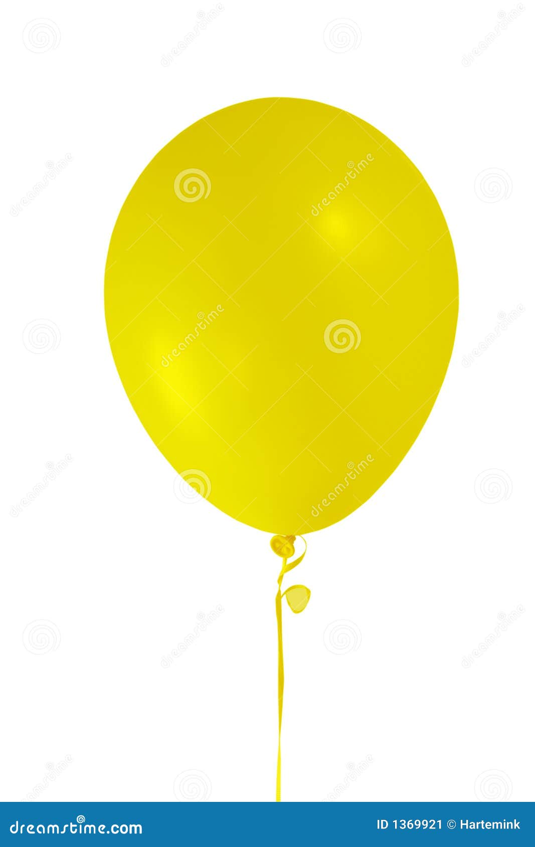 Yellow balloon stock image. Image of background, object - 1369921