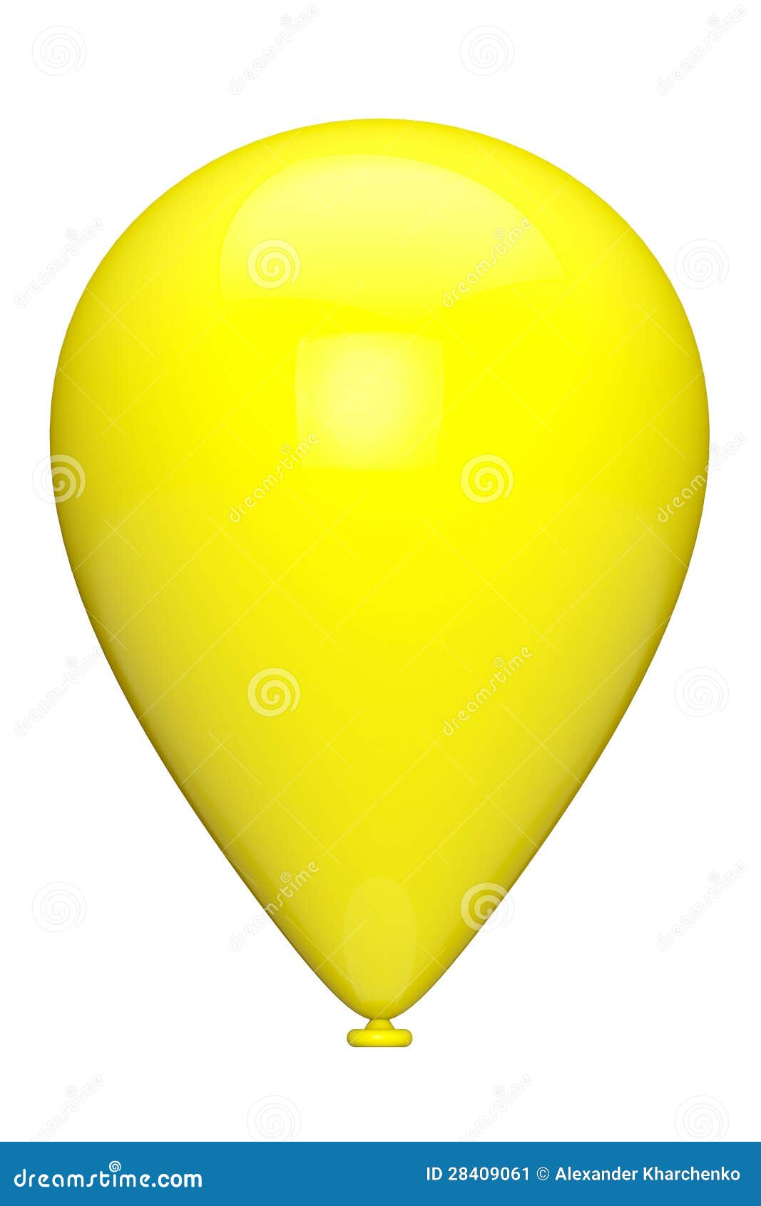 Yellow balloon stock image. Image of colored, entertainment - 28409061