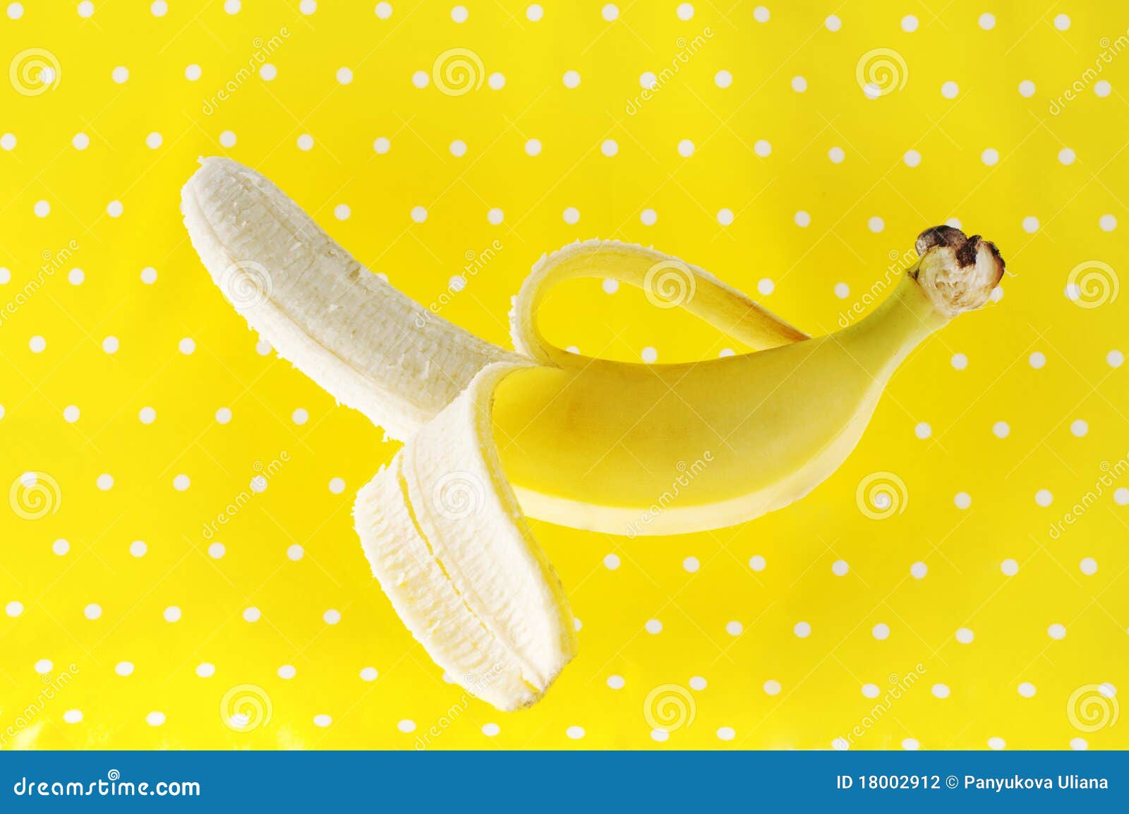 Yellow banana stock photo. Image of color, banana, food - 18002912