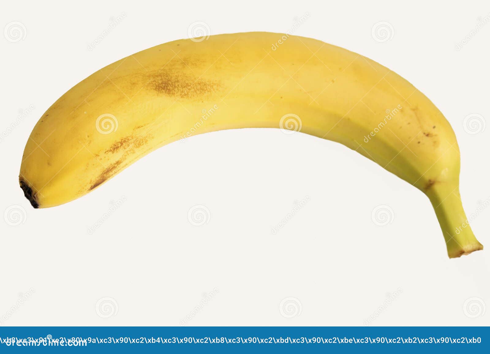Yellow Banana View on Top Isolate Stock Photo - Image of people ...