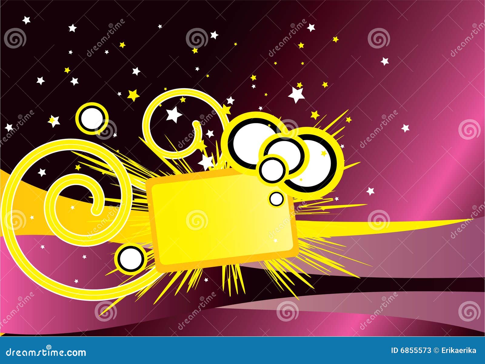 Yellow Banner With Lightbulb Icon Cartoon Vector | CartoonDealer.com ...