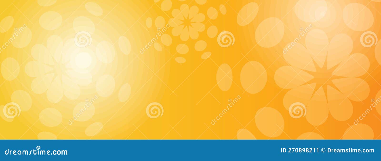 Yellow Banner with Sun Rays Stock Vector - Illustration of bright ...