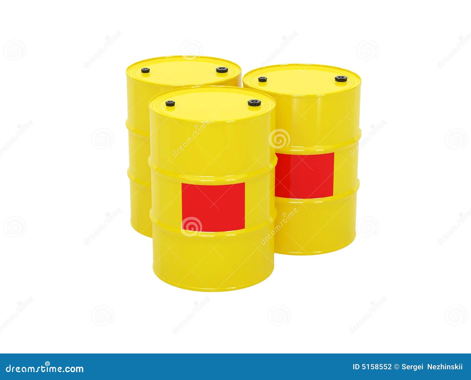 Yellow barrel stock illustration. Illustration of background - 5158552