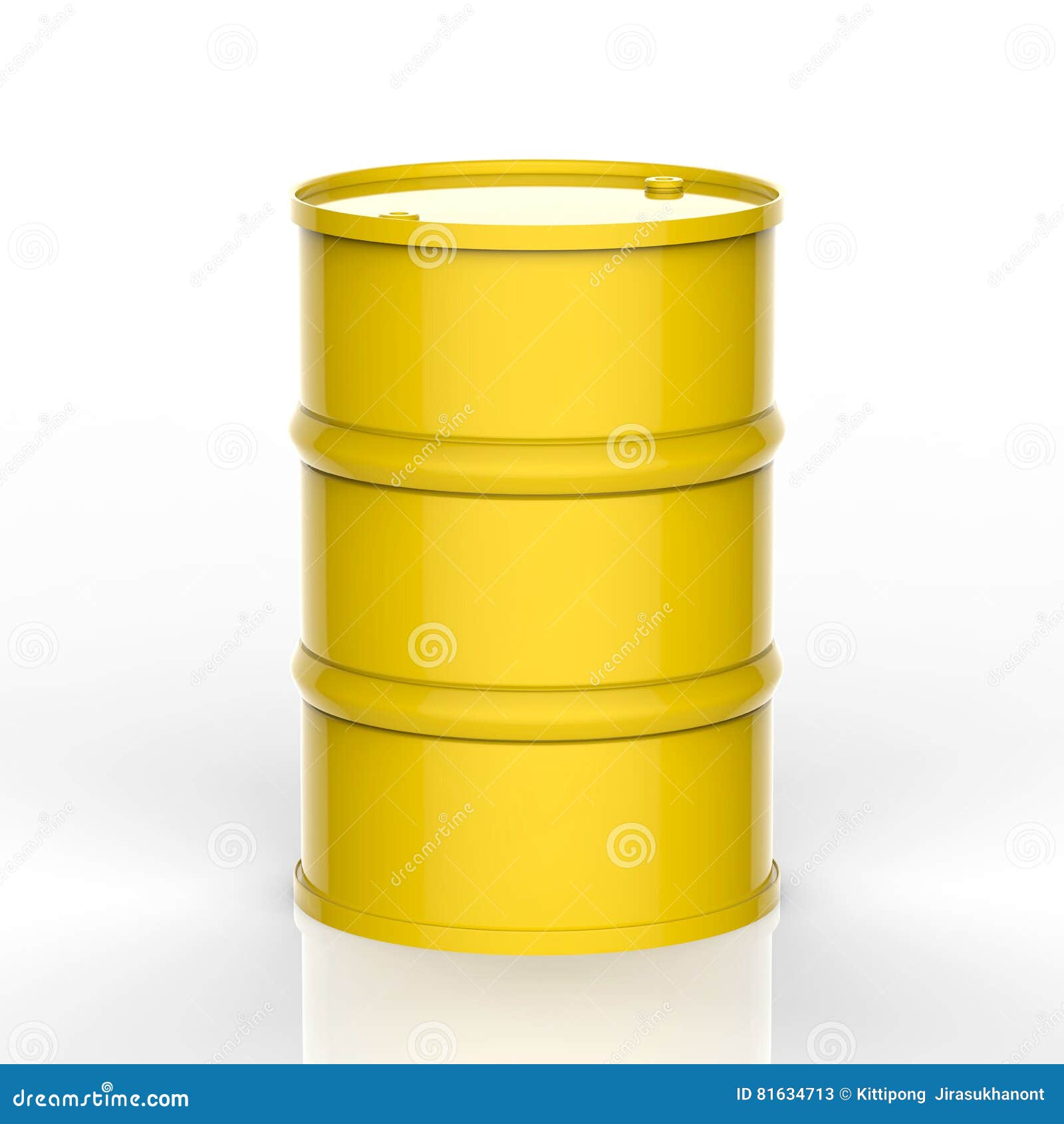 Yellow Barrel With Sign Of Radiation Stock Photo | CartoonDealer.com ...
