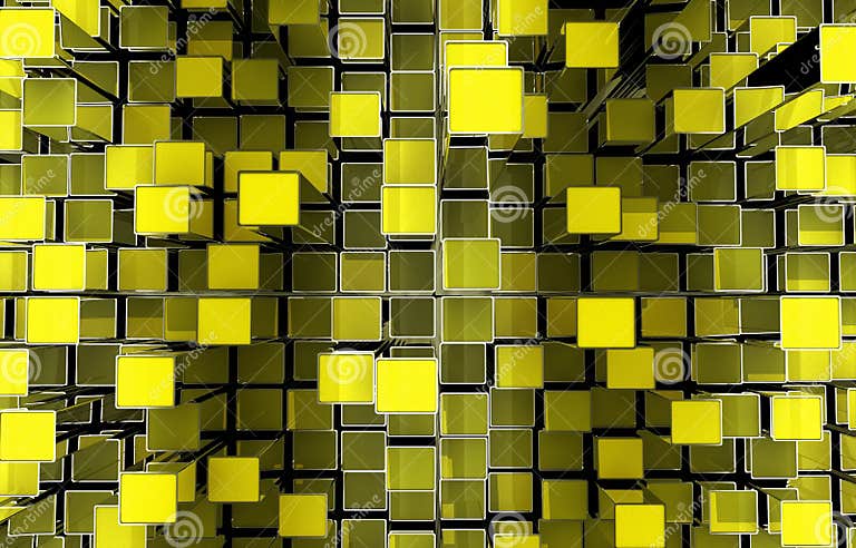 Yellow Bars Abstract Backdrop Stock Illustration - Illustration of ...