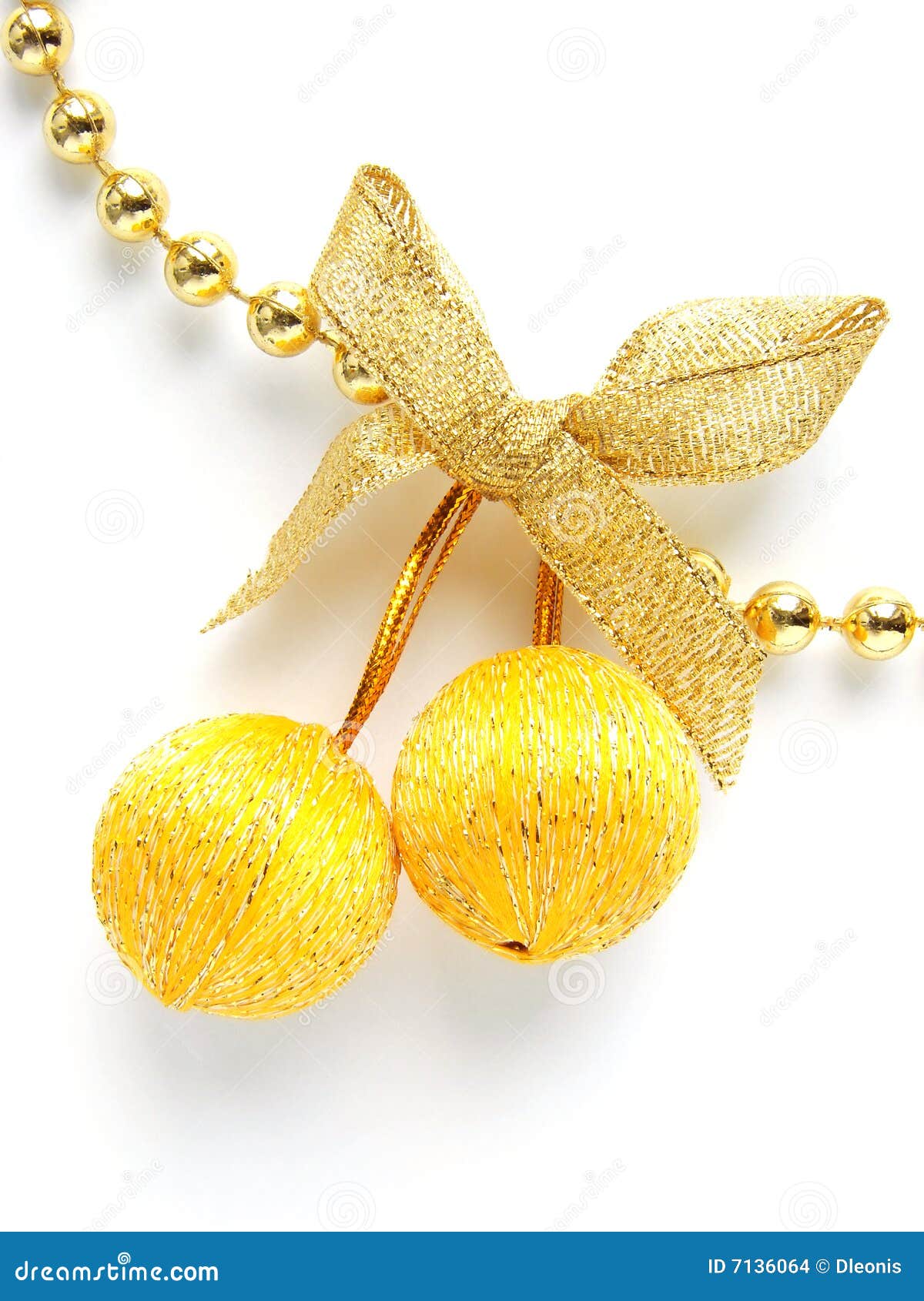 Yellow baubles stock photo. Image of design, vibrant, bauble - 7136064