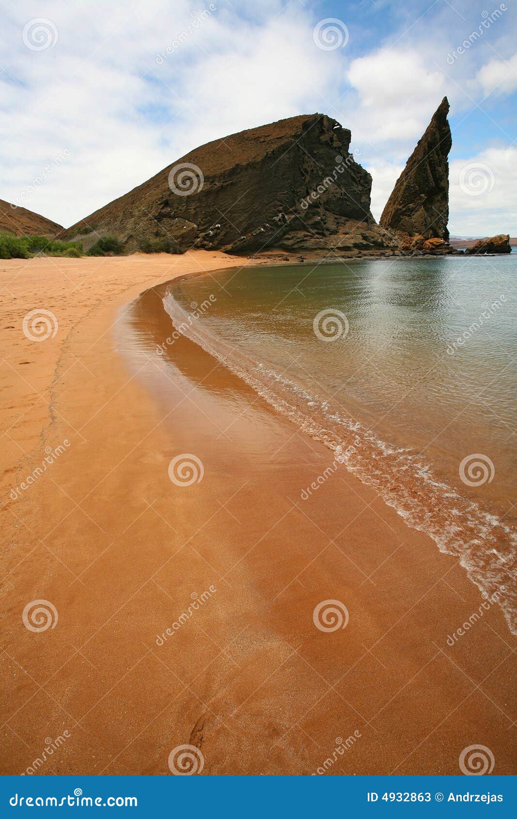 Yellow Beach stock image. Image of place, view, diving - 4932863
