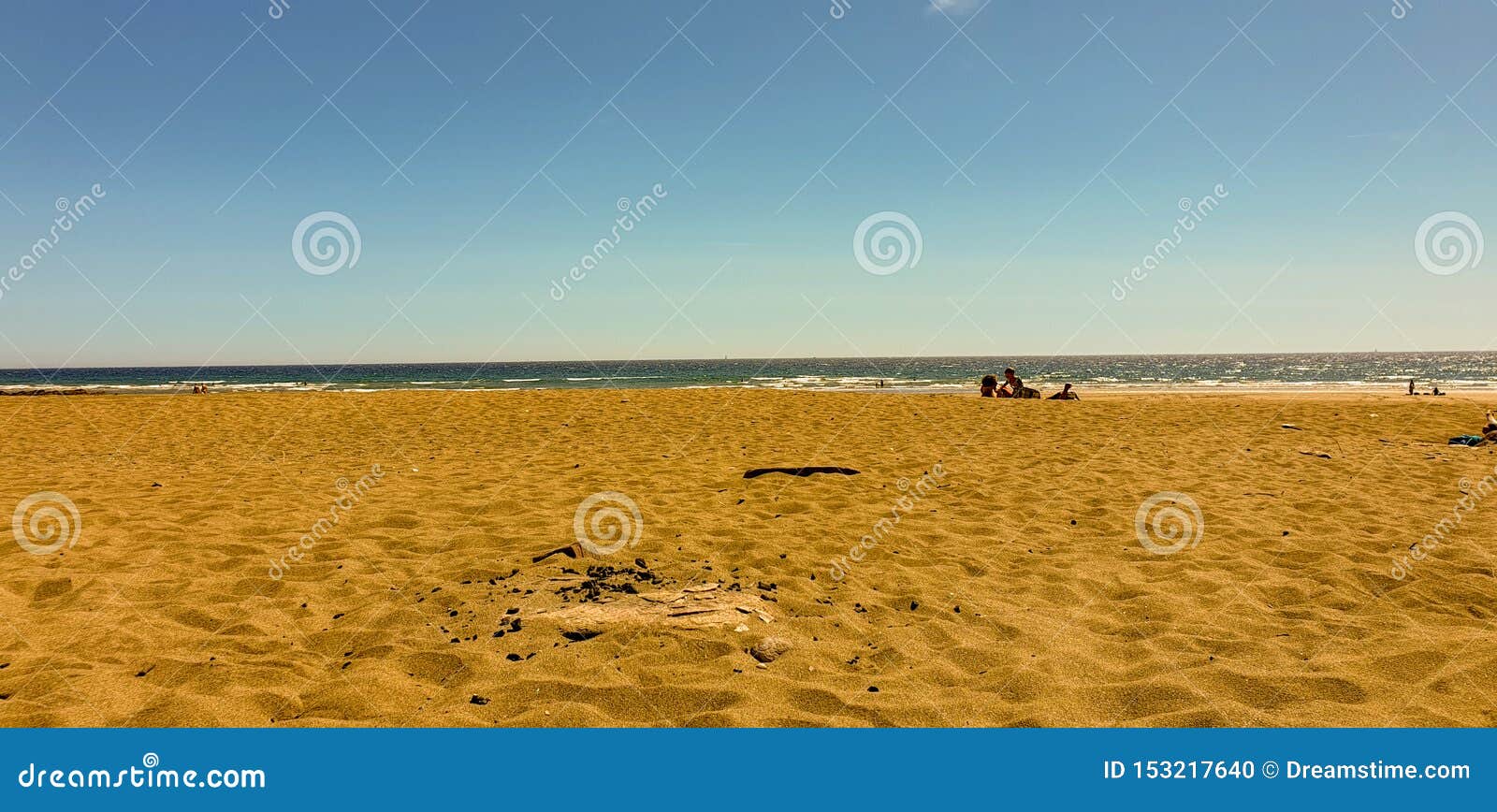 Yellow beach stock photo. Image of gradient, ocean, beach - 153217640
