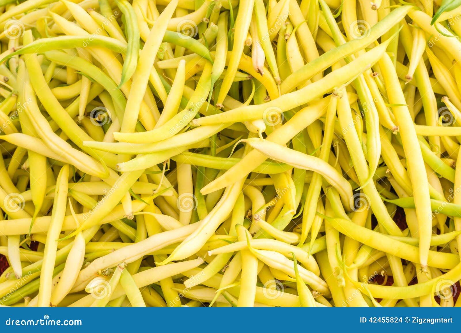 Yellow Beans on Display at the Market Stock Photo - Image of beans ...