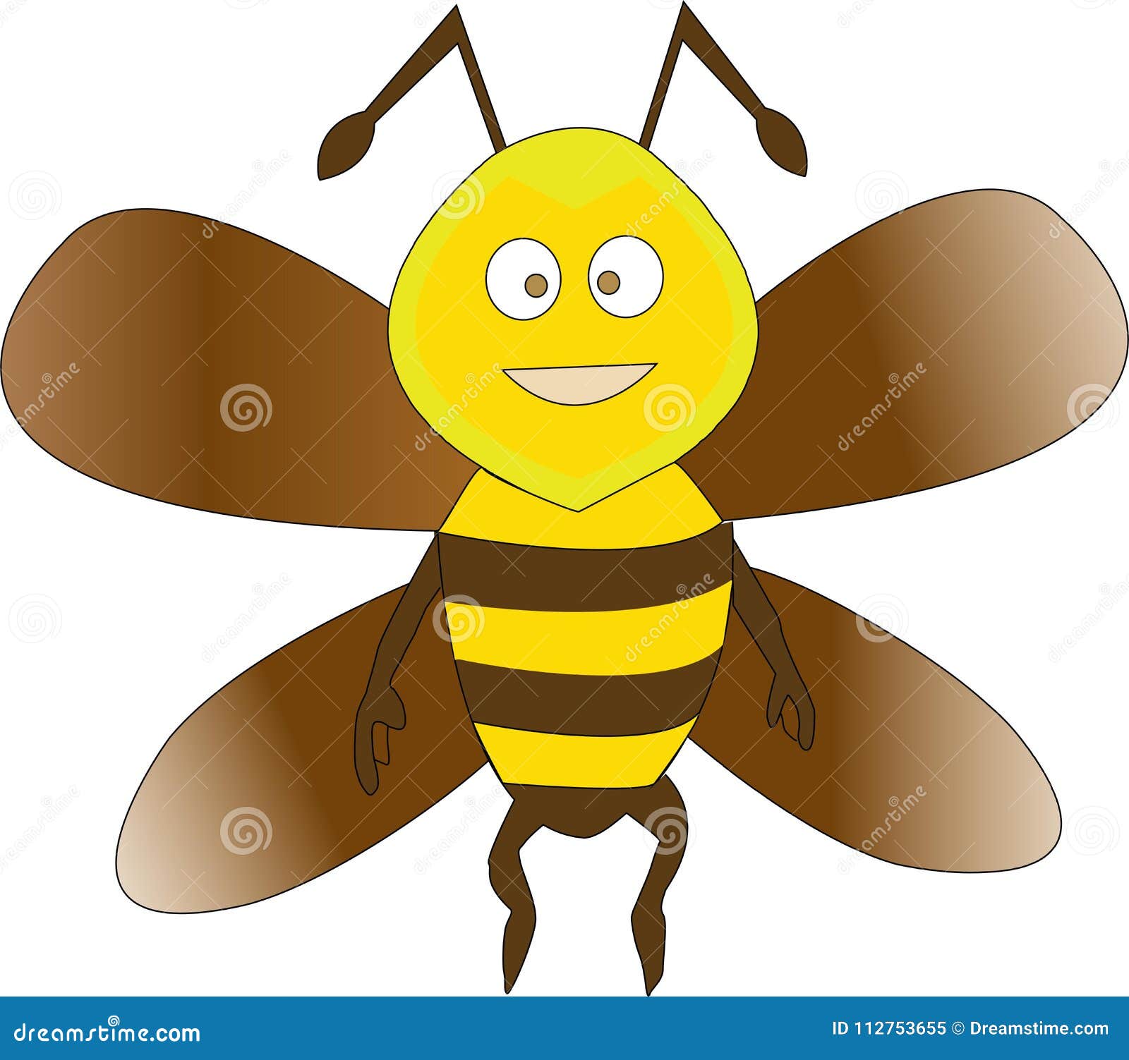 Vector Study of Honey Bee stock vector. Illustration of worknnyellow ...