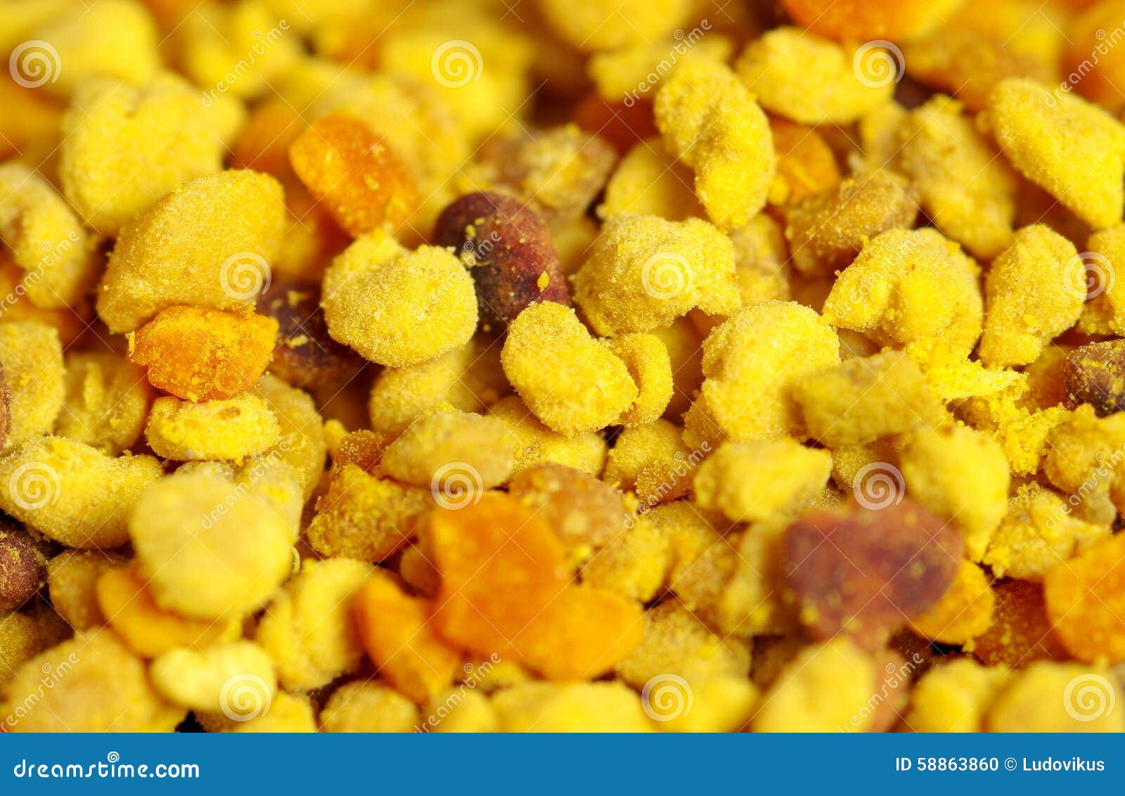 Yellow bee pollen stock photo. Image of food, life, supplement - 58863860