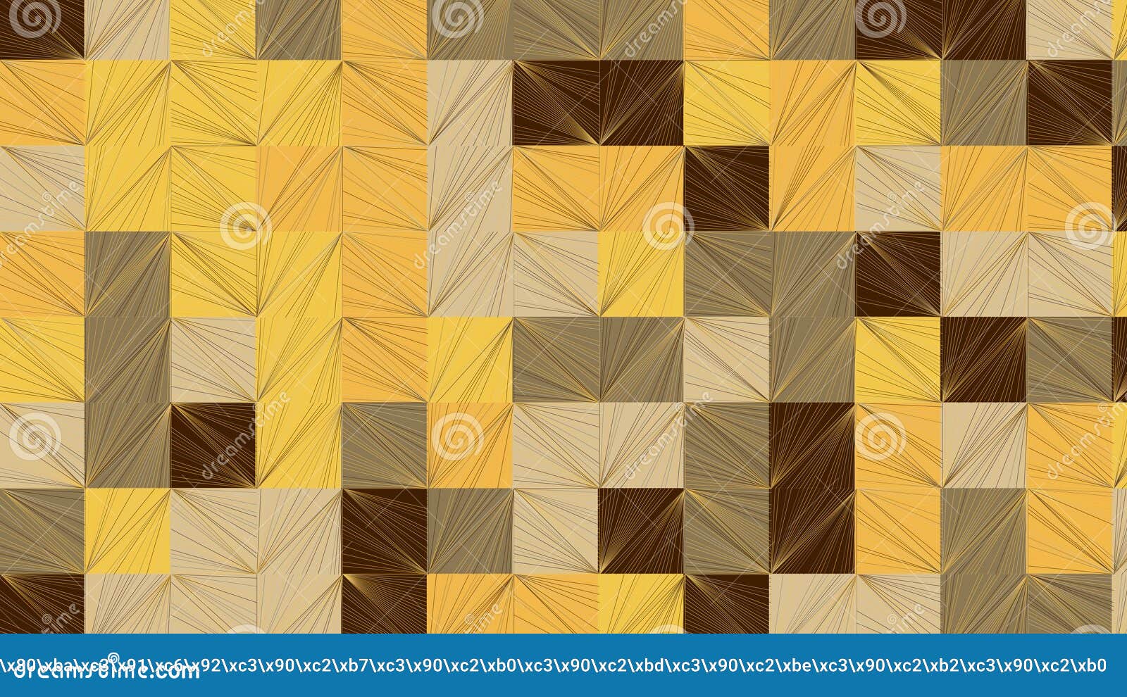 Yellow, Beige and Brown Geometric Pattern, Seamless Wallpaper for Tile ...