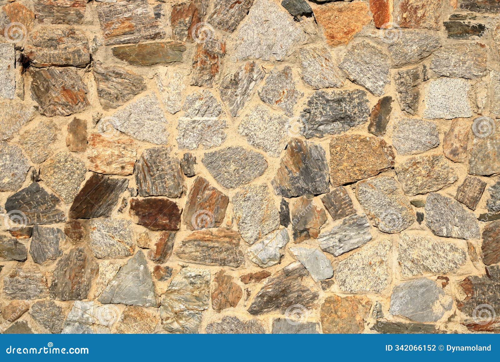 Yellow Beige Sand Color Stone Brick Vertical Wall Stock Photo - Image ...