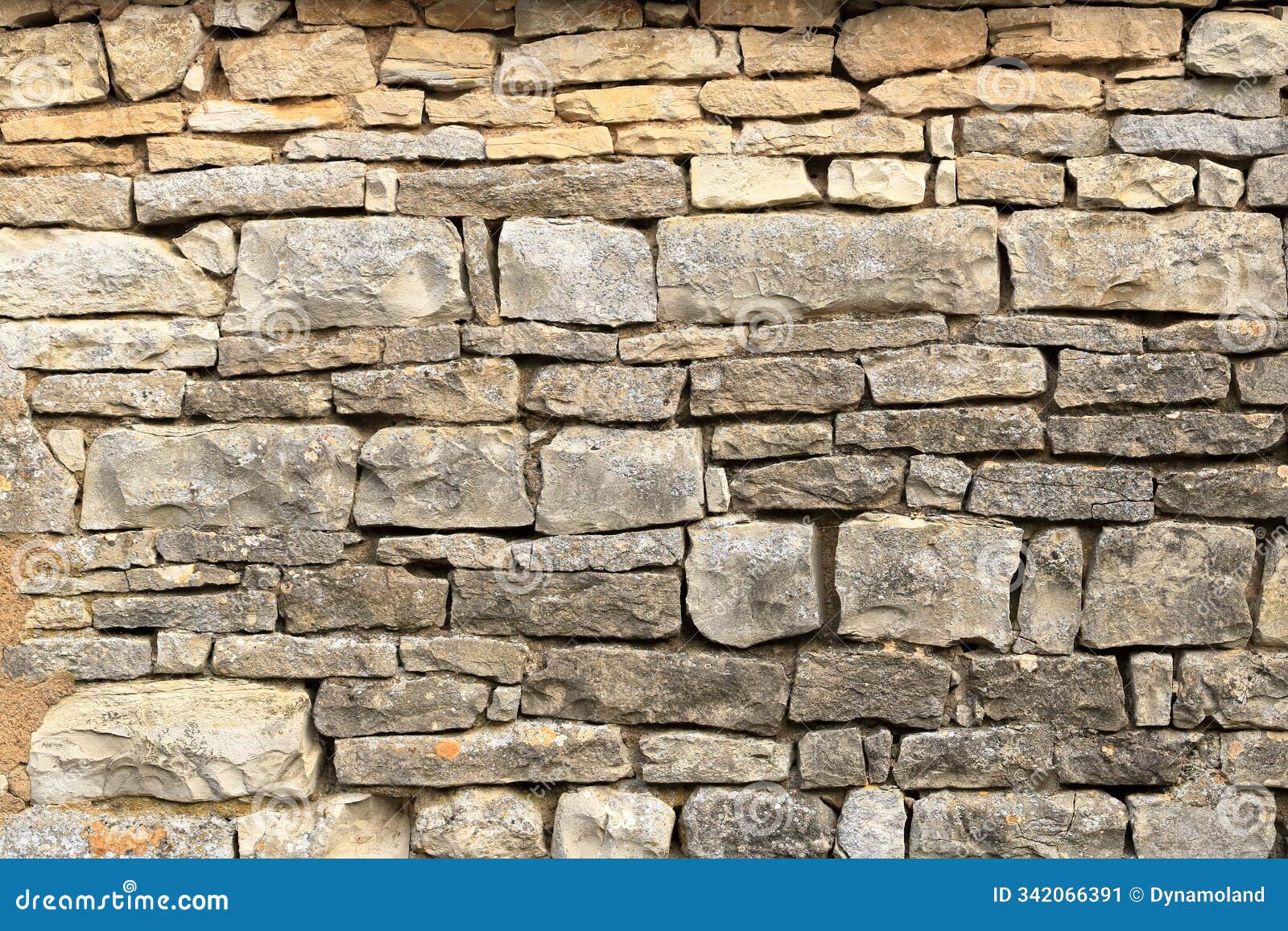 Yellow Beige Sand Color Stone Brick Vertical Wall Stock Image - Image ...